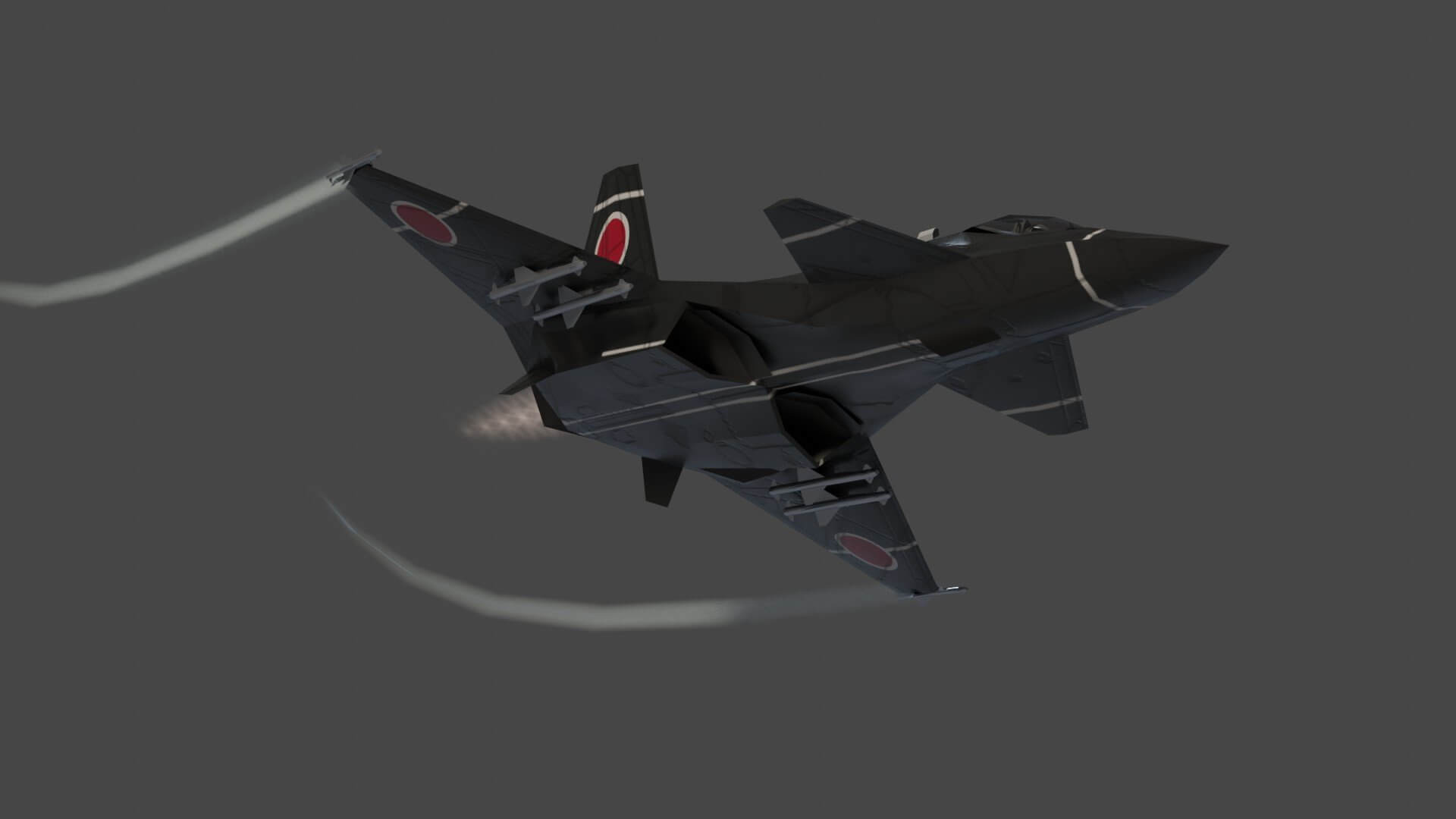 Skunk F-33 Lancer Generic Jet Fighter 3D Model by NETRUNNER_pl