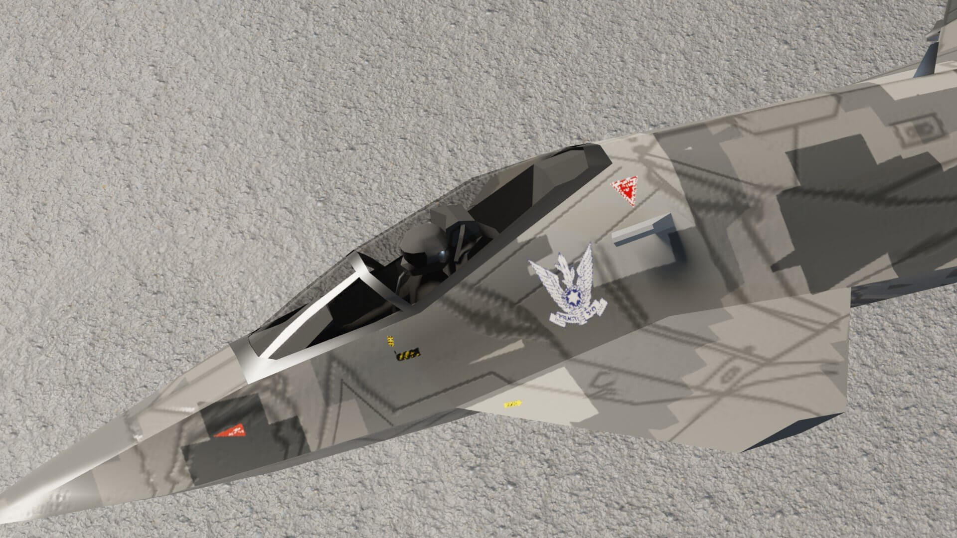 Skunk F-33 Lancer Generic Jet Fighter 3D Model by NETRUNNER_pl