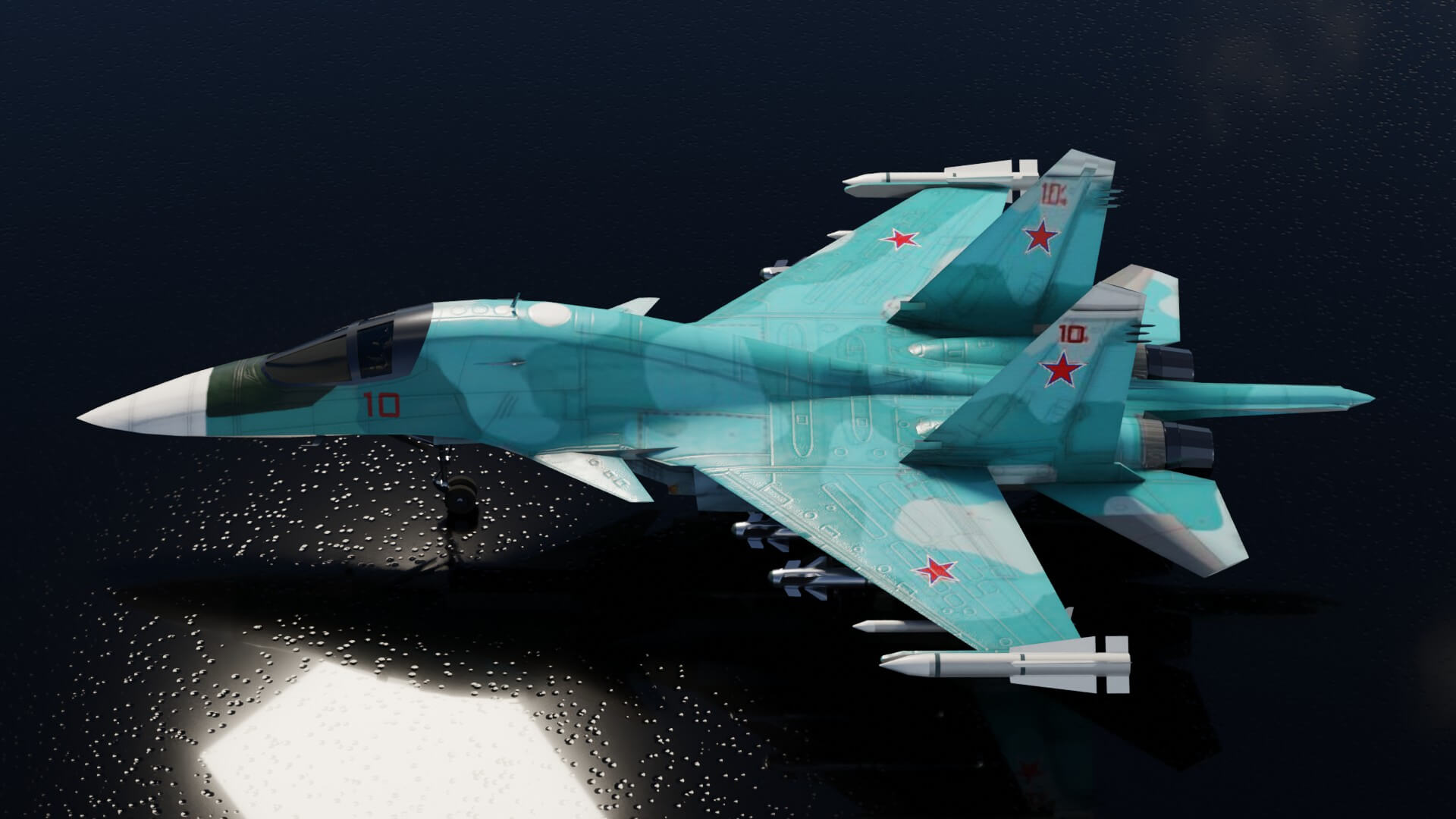 Sukhoi SU-34 Fullback 3D Model by NETRUNNER_pl