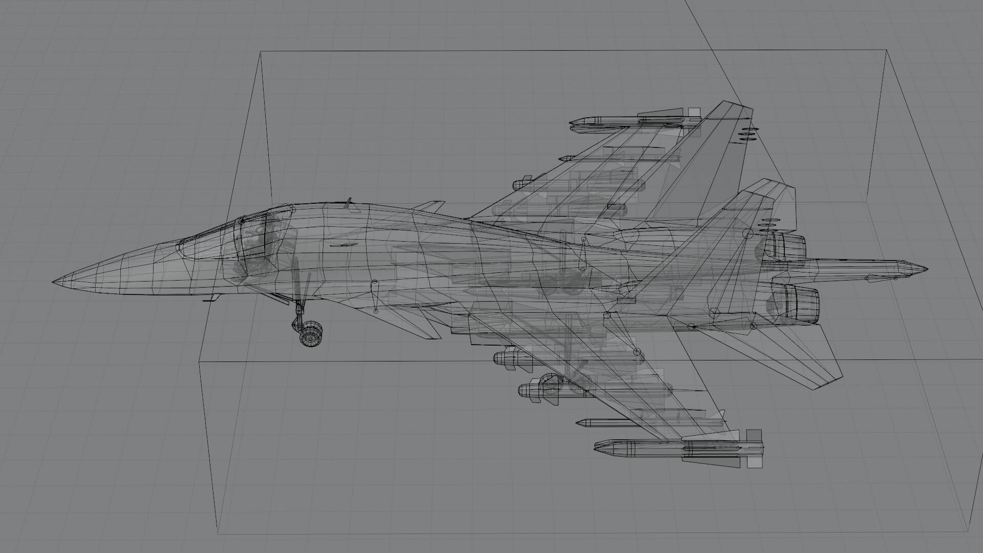 Sukhoi SU-34 Fullback 3D Model by NETRUNNER_pl