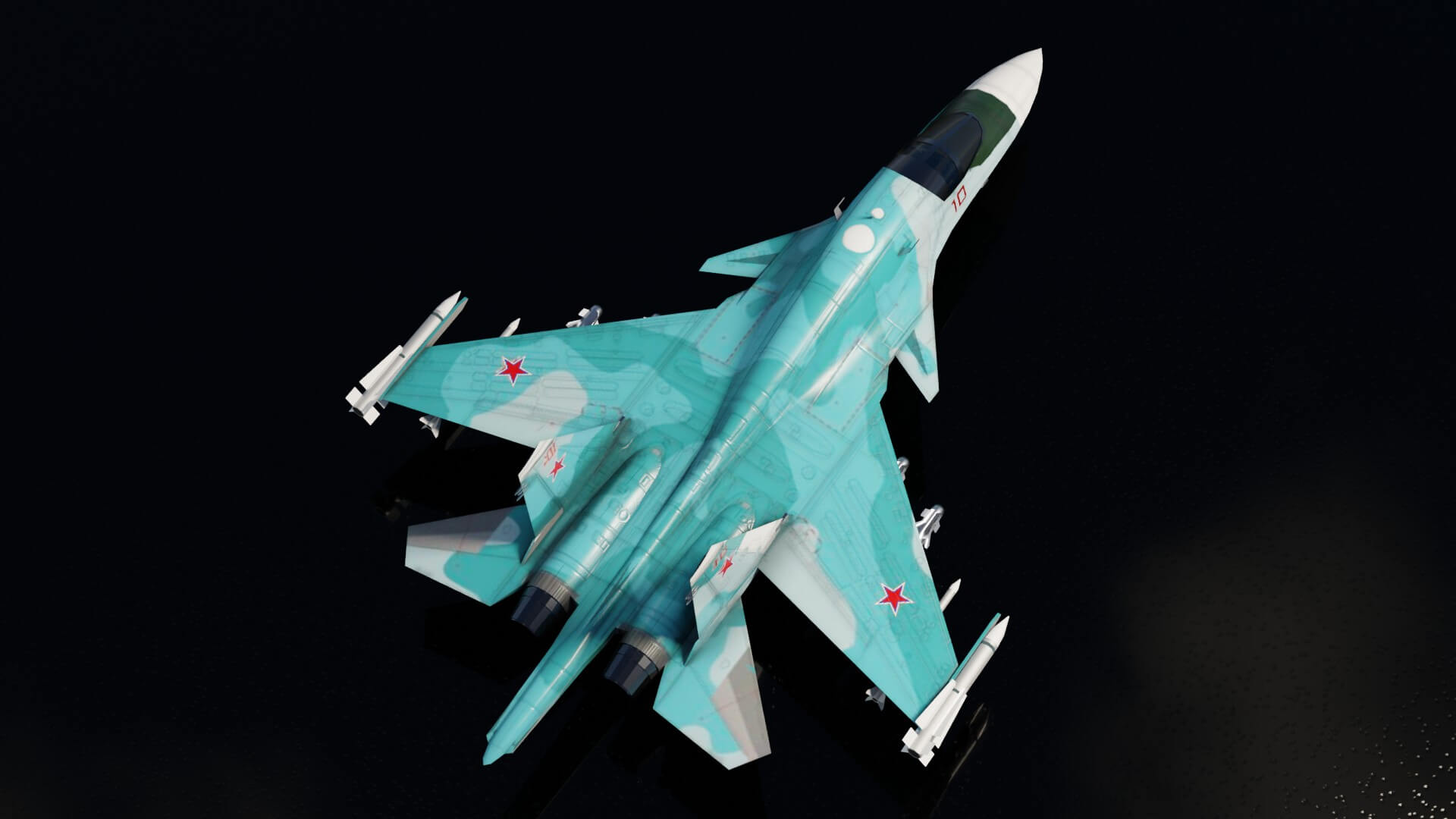 Sukhoi SU-34 Fullback 3D Model by NETRUNNER_pl