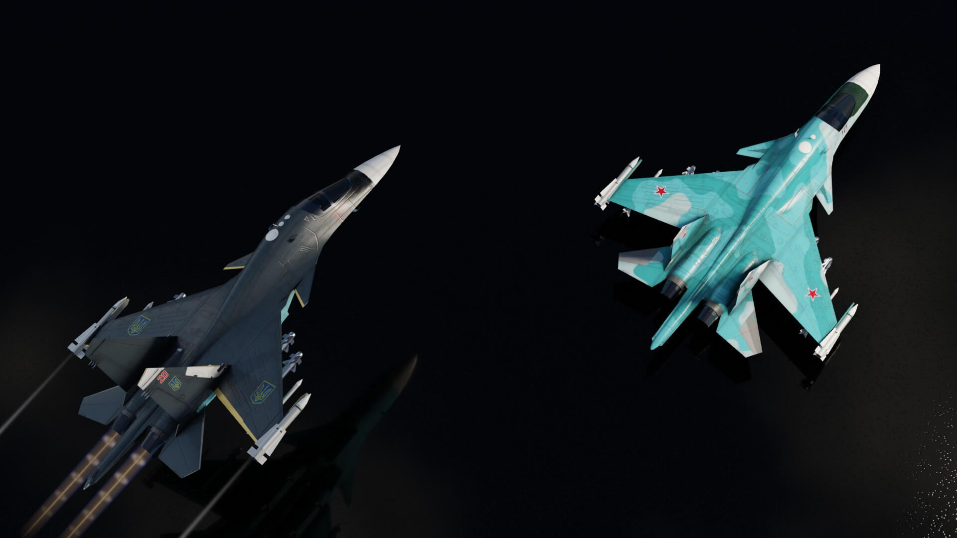 Sukhoi SU-34 Fullback 3D Model by NETRUNNER_pl