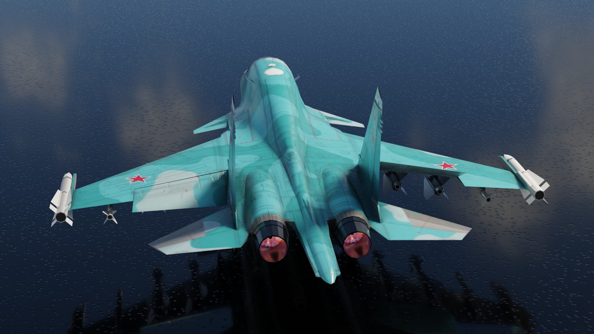 Sukhoi SU-34 Fullback 3D Model by NETRUNNER_pl