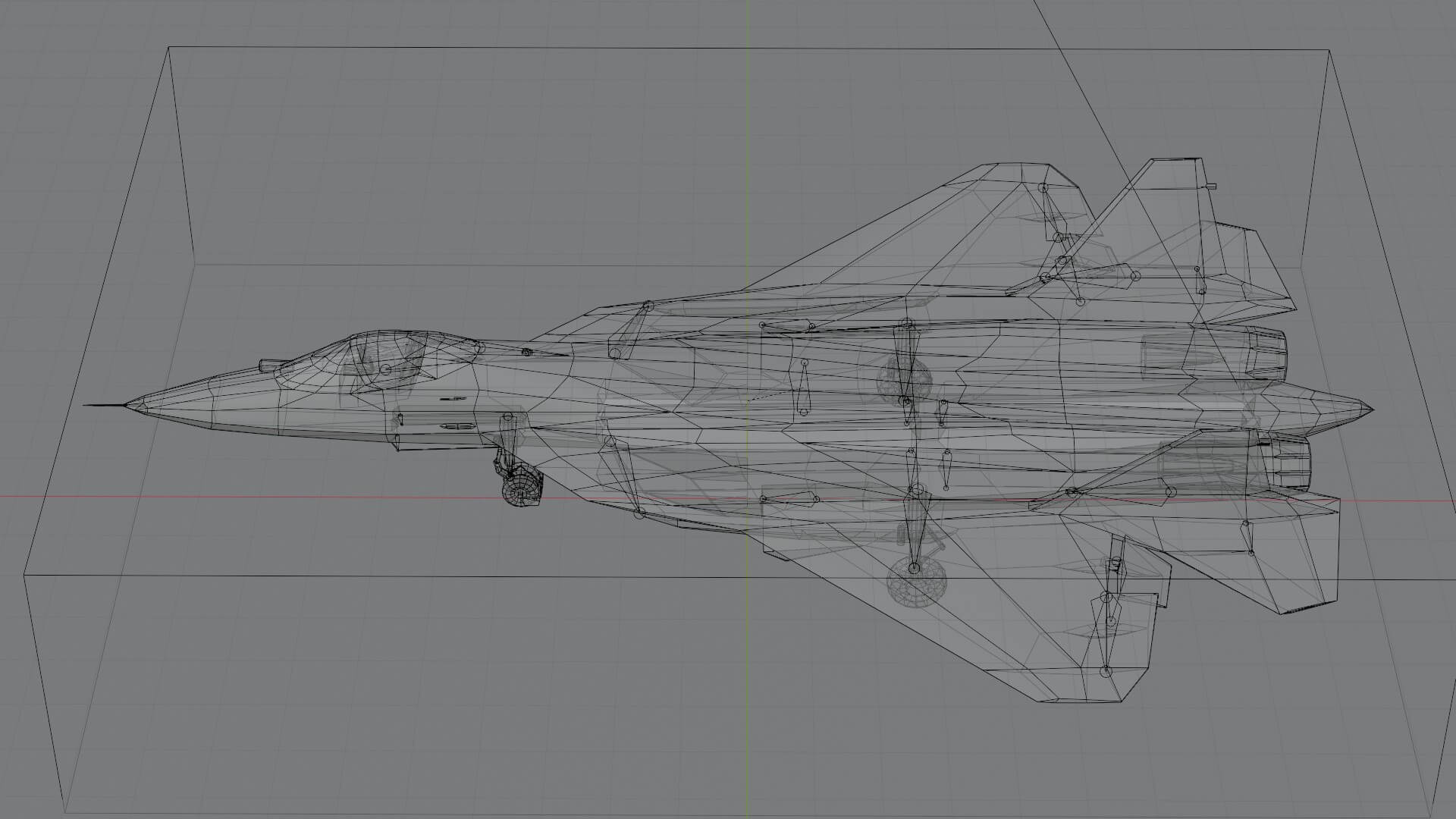 Sukhoi SU-57 Felon 3D Model by NETRUNNER_pl