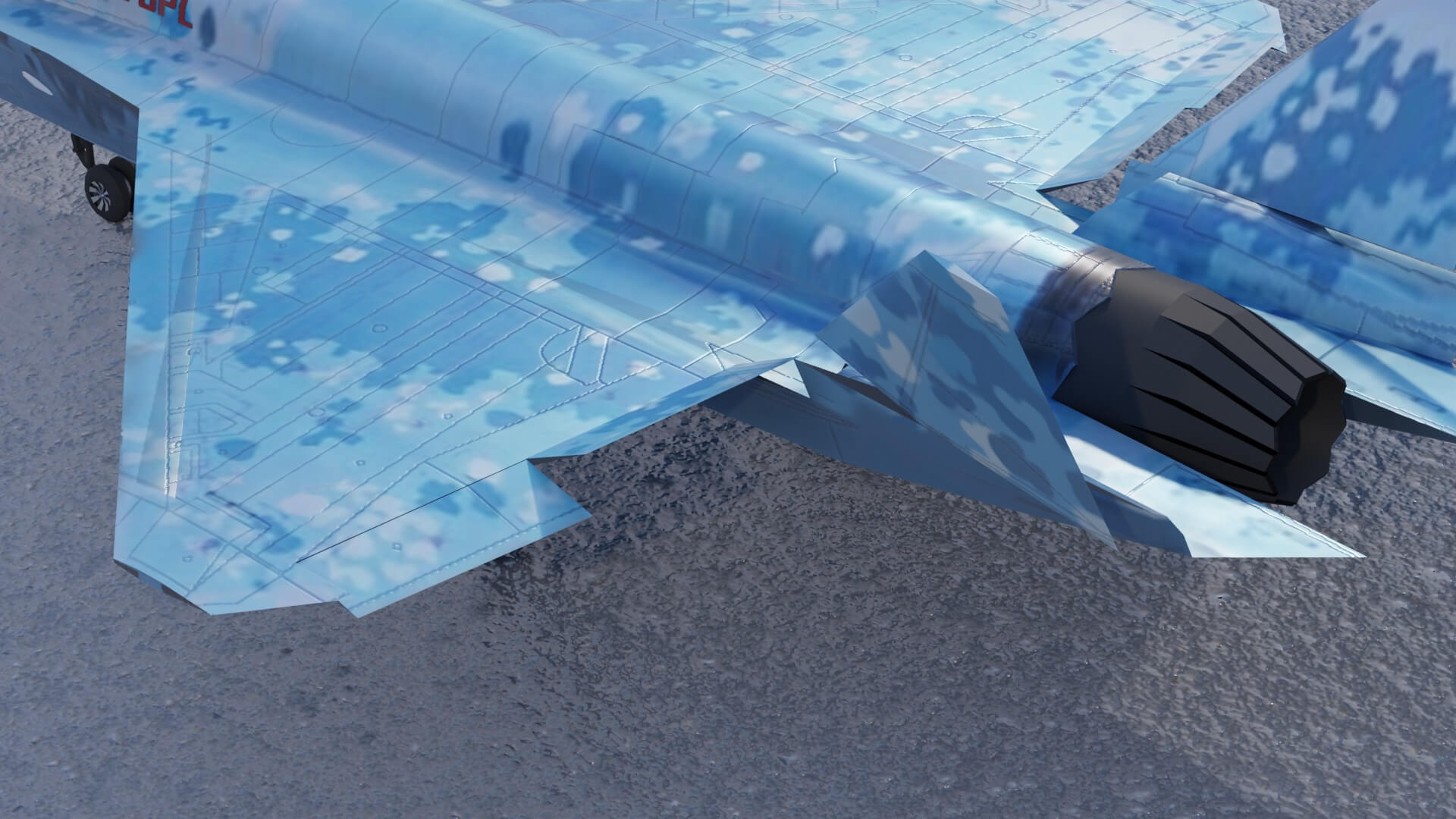 Sukhoi SU-75 Checkmate 3D Model by NETRUNNER_pl