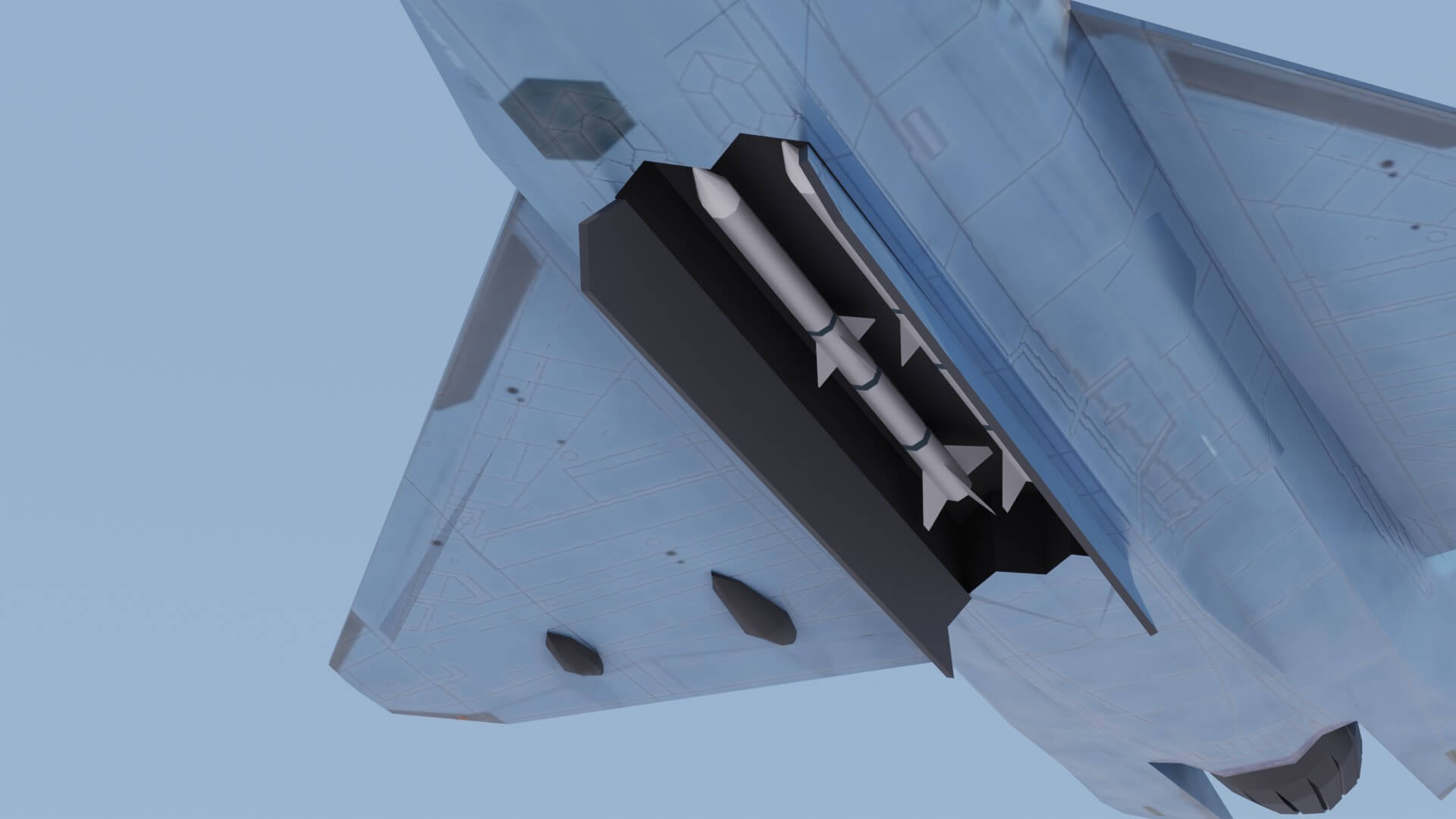 Sukhoi SU-75 Checkmate 3D Model by NETRUNNER_pl
