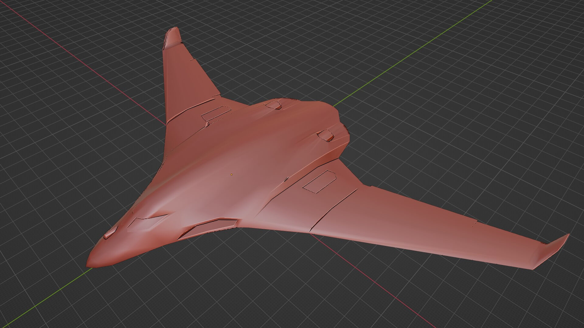 Tupolev PAK DA Envoy - 3D Model by NETRUNNER_pl