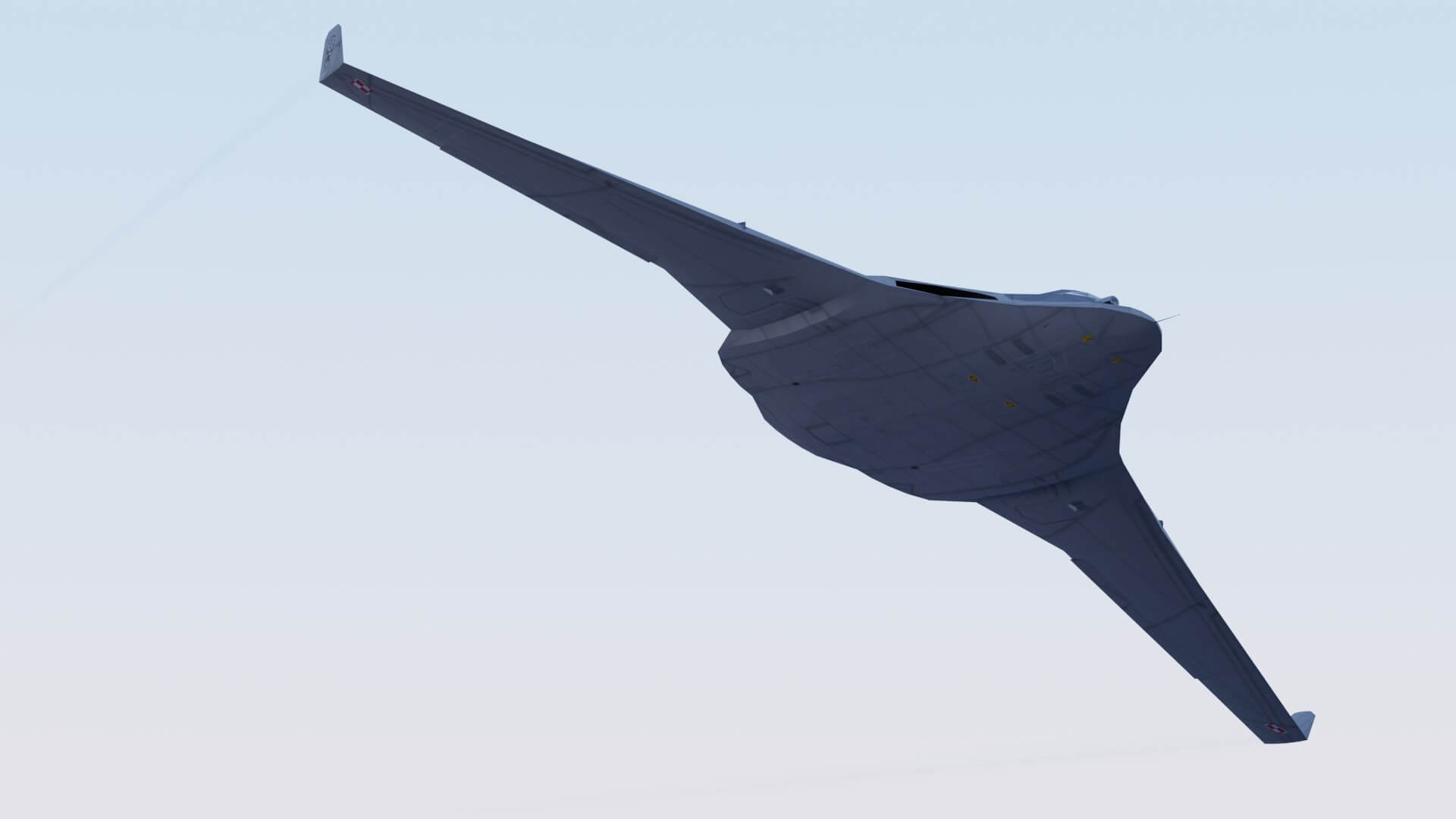 Tupolev PAK DA Envoy - 3D Model by NETRUNNER_pl