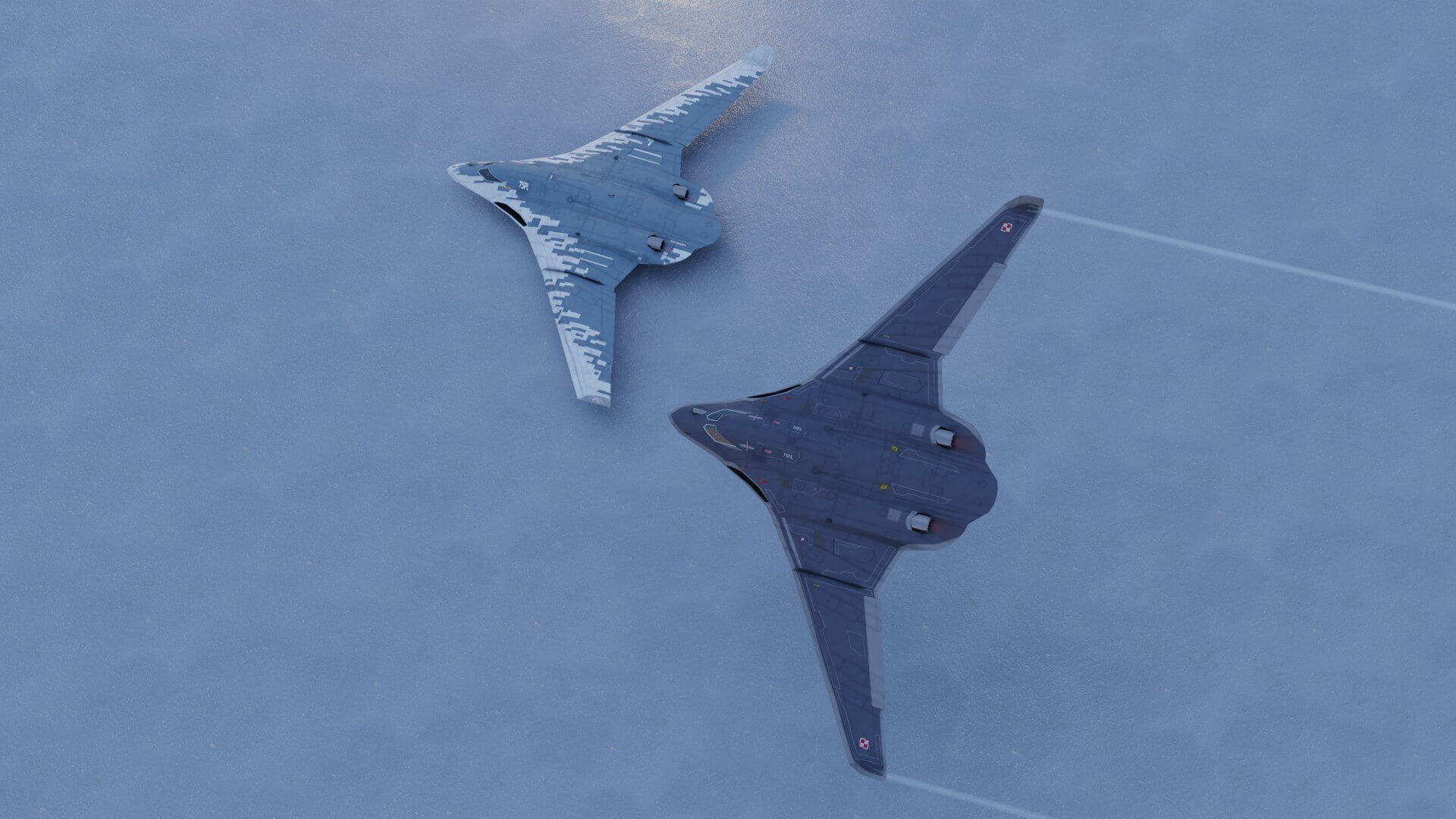 Tupolev PAK DA Envoy - 3D Model by NETRUNNER_pl