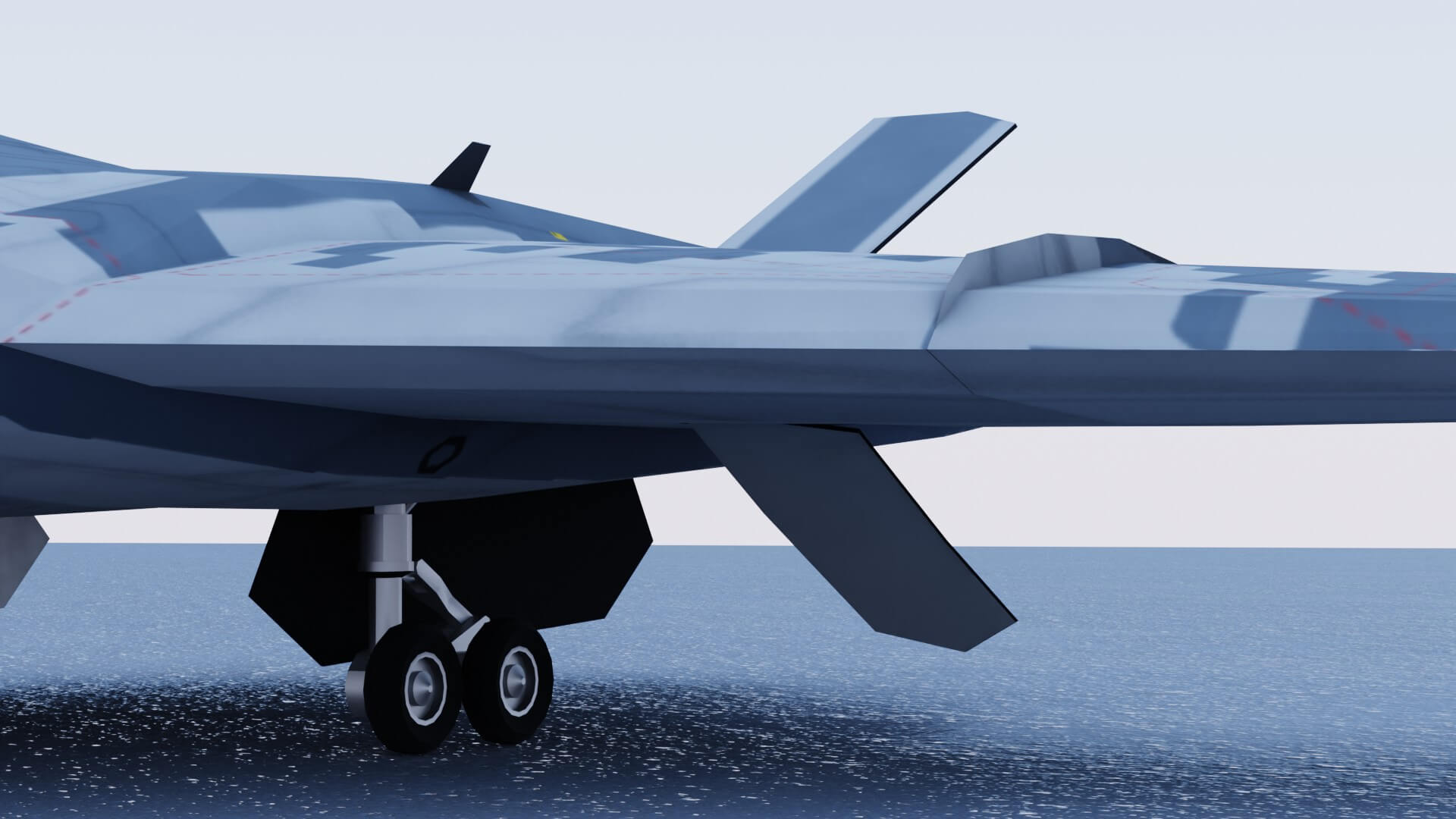 Tupolev PAK DA Envoy - 3D Model by NETRUNNER_pl