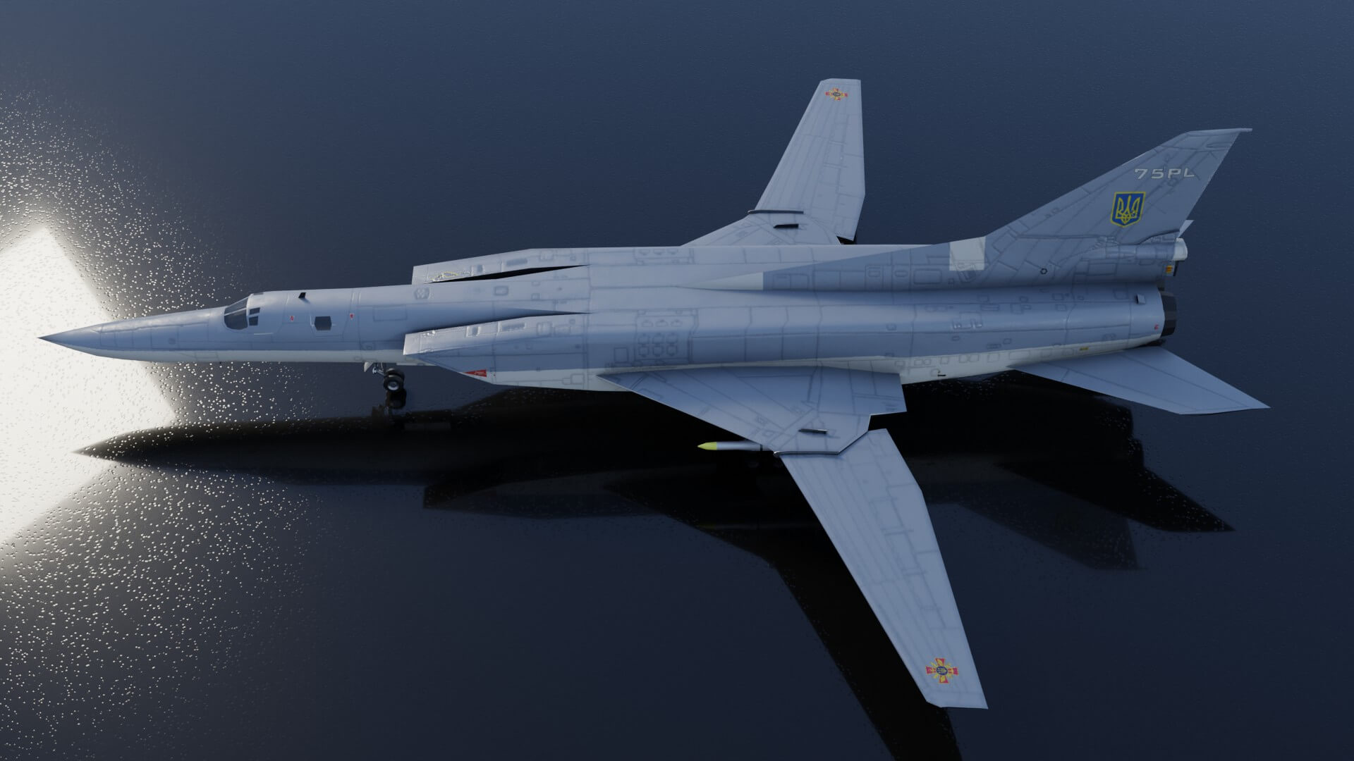 Tupolev Tu-22M3 Backfire 3D Model by NETRUNNER_pl