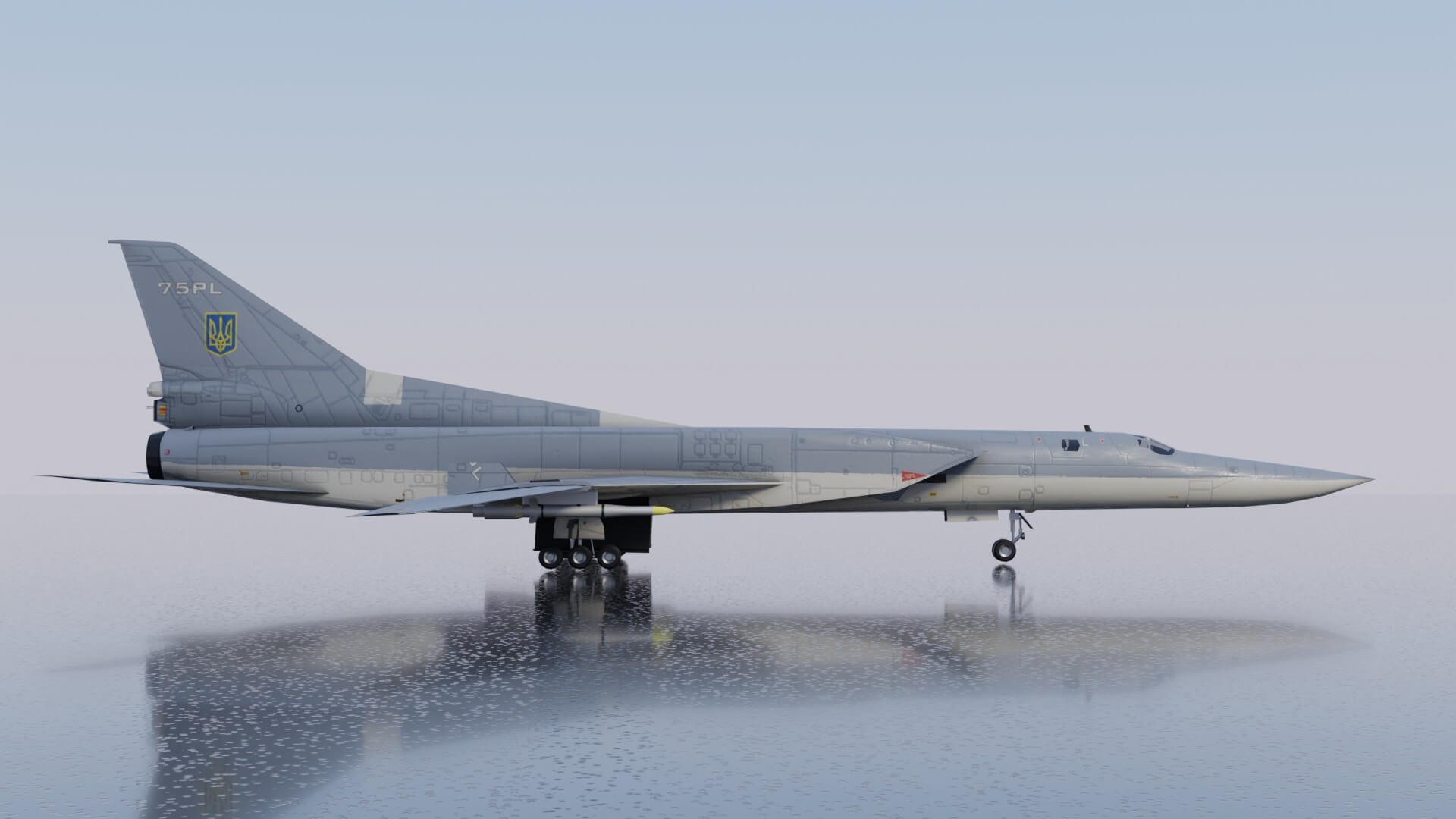 Tupolev Tu-22M3 Backfire 3D Model by NETRUNNER_pl