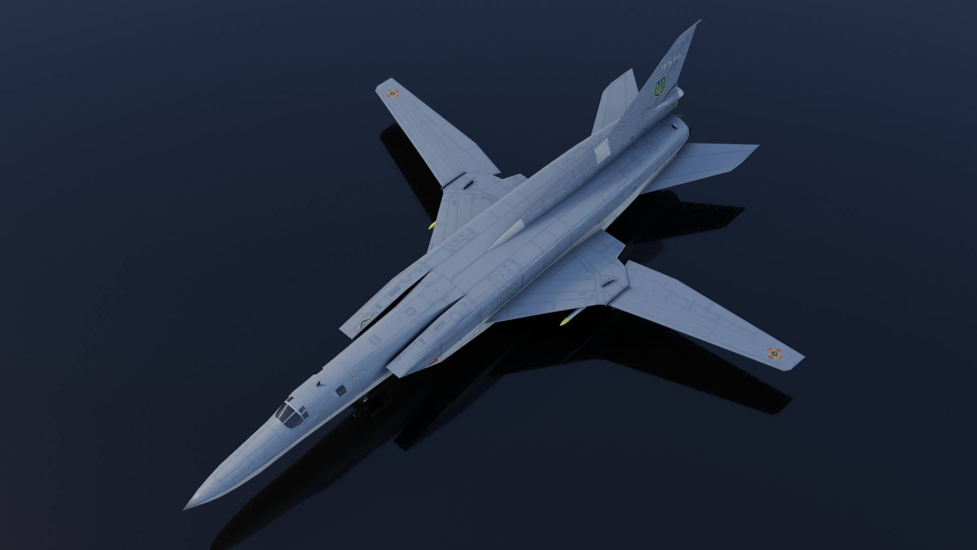 Tupolev Tu-22M3 Backfire 3D Model by NETRUNNER_pl