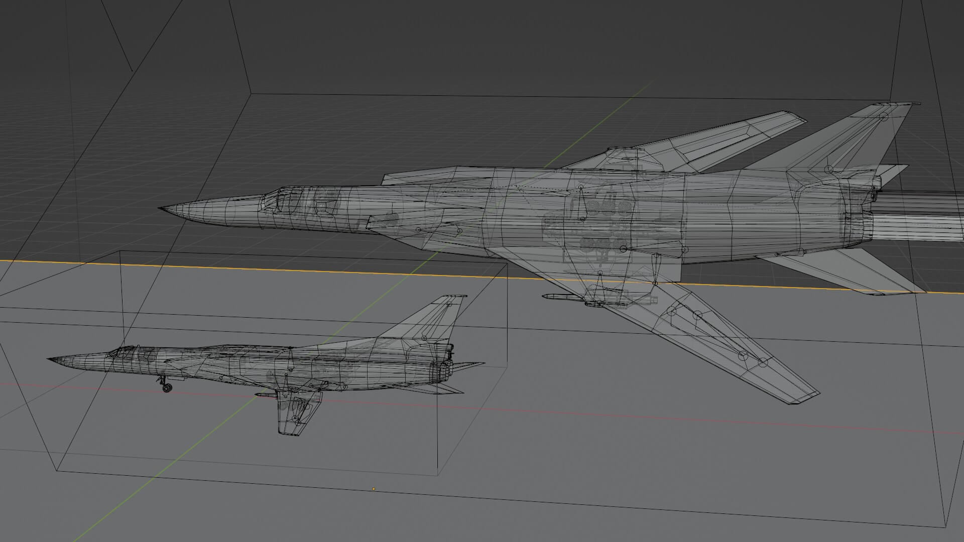 Tupolev Tu-22M3 Backfire 3D Model by NETRUNNER_pl