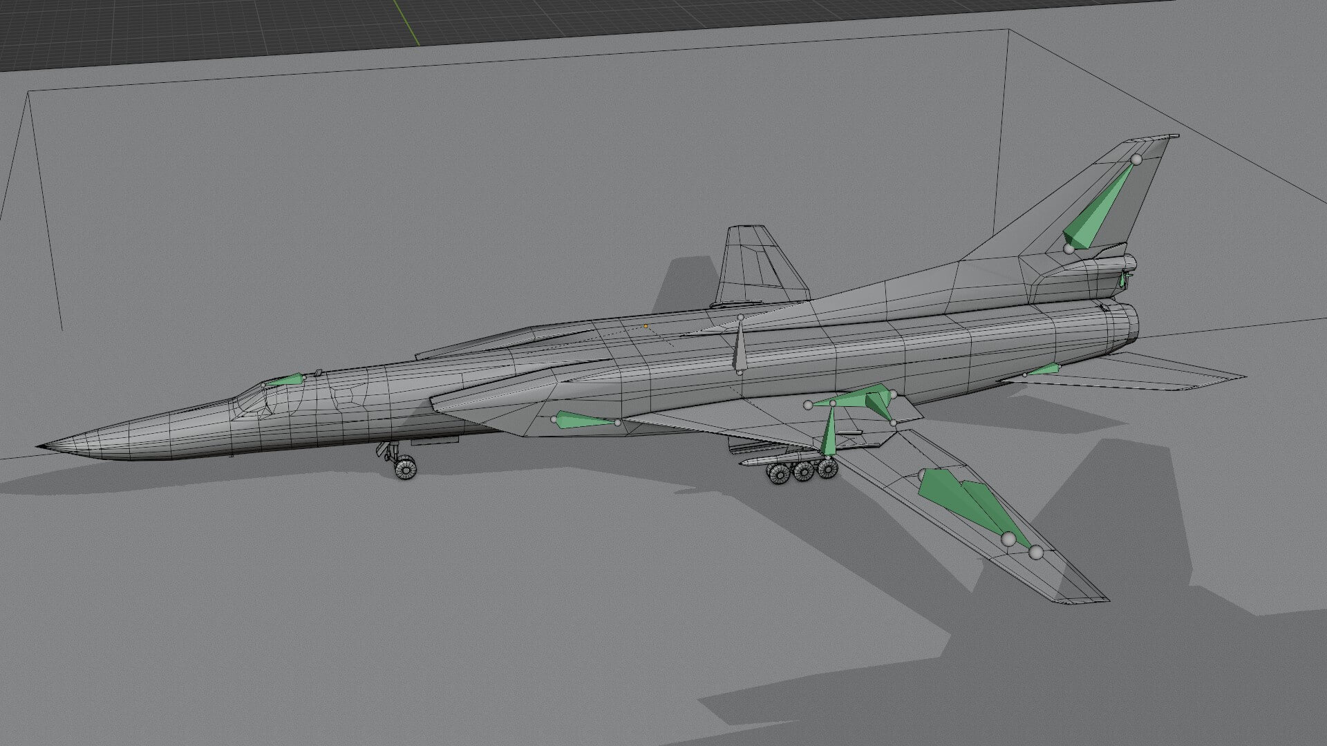 Tupolev Tu-22M3 Backfire 3D Model by NETRUNNER_pl