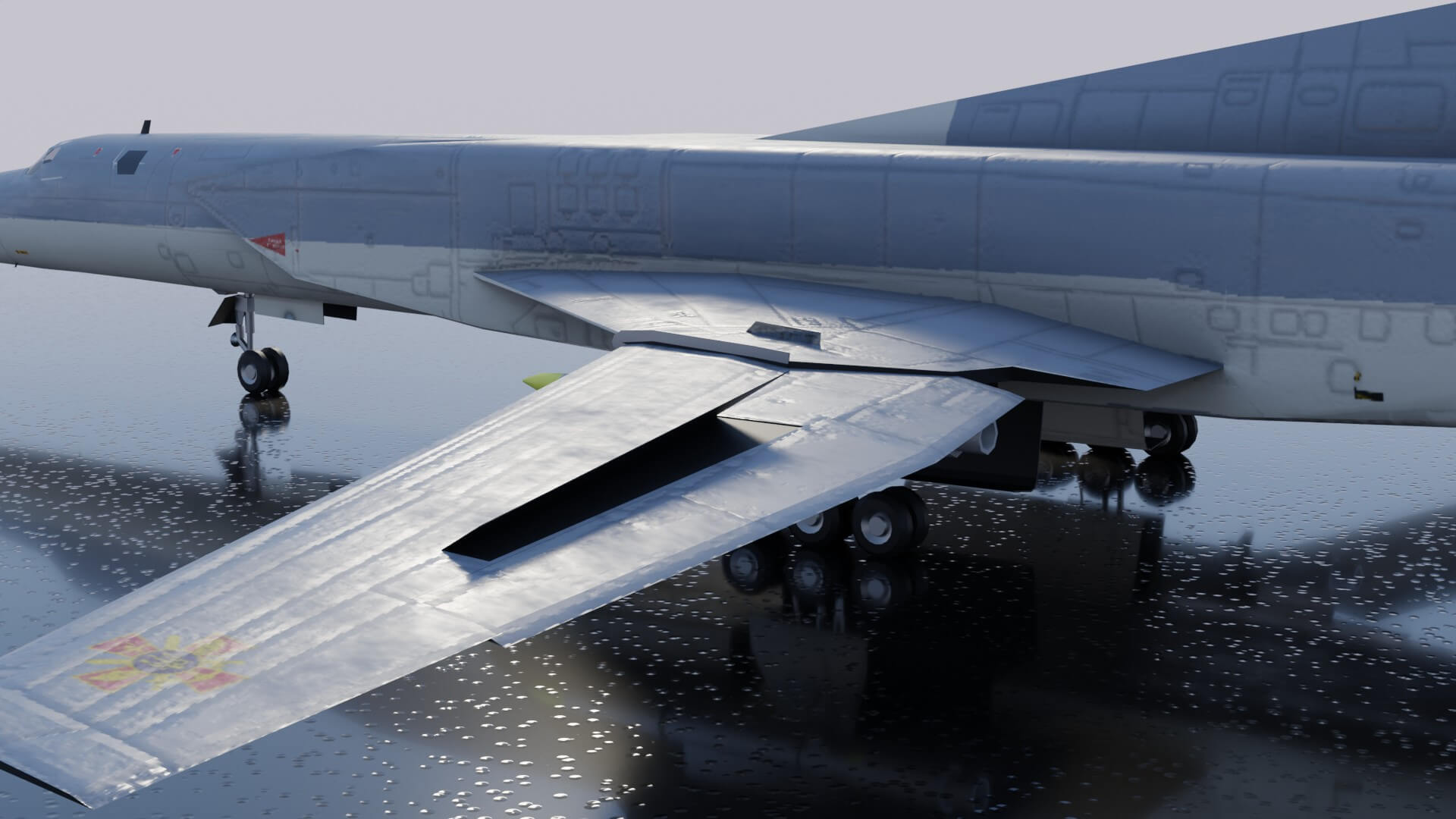 Tupolev Tu-22M3 Backfire 3D Model by NETRUNNER_pl