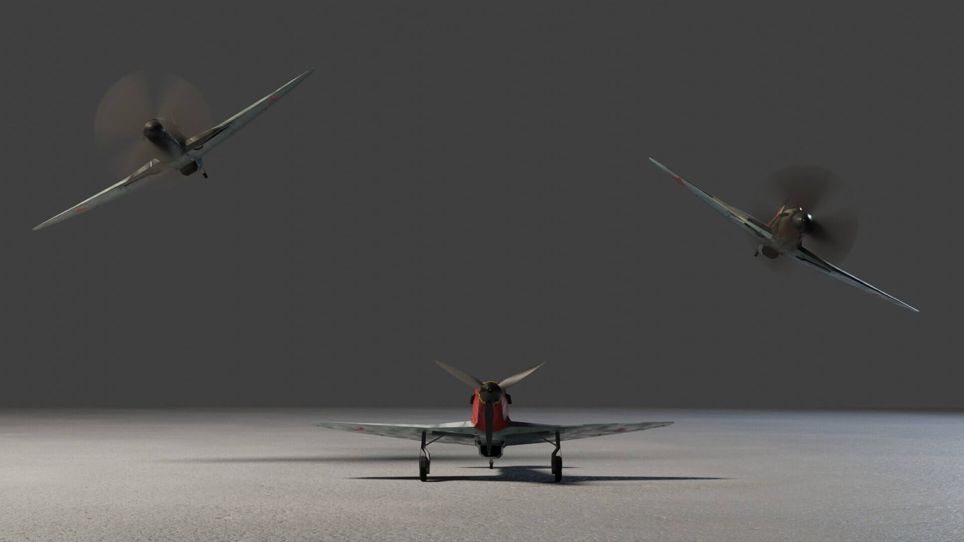 Yakovlev YAK-3 WW2 Fighter 3D Model by NETRUNNER_pl