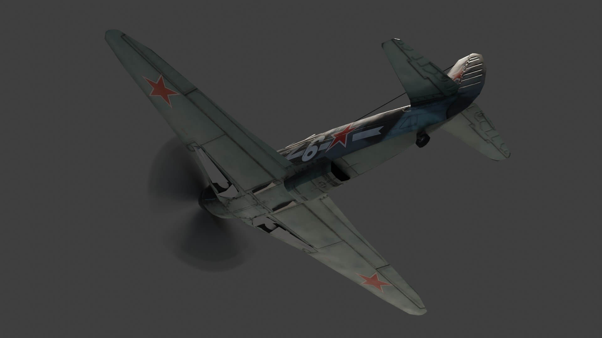 Yakovlev YAK-3 WW2 Fighter 3D Model by NETRUNNER_pl