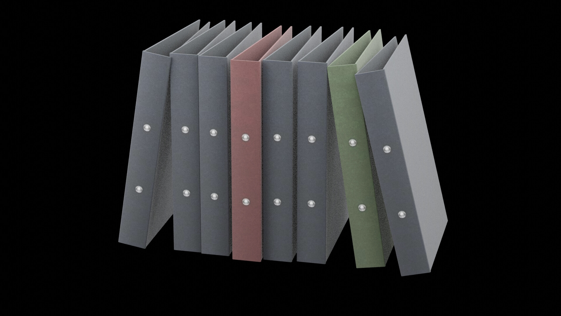 colored A4 Folder - 3D Model by Neuroforge3D