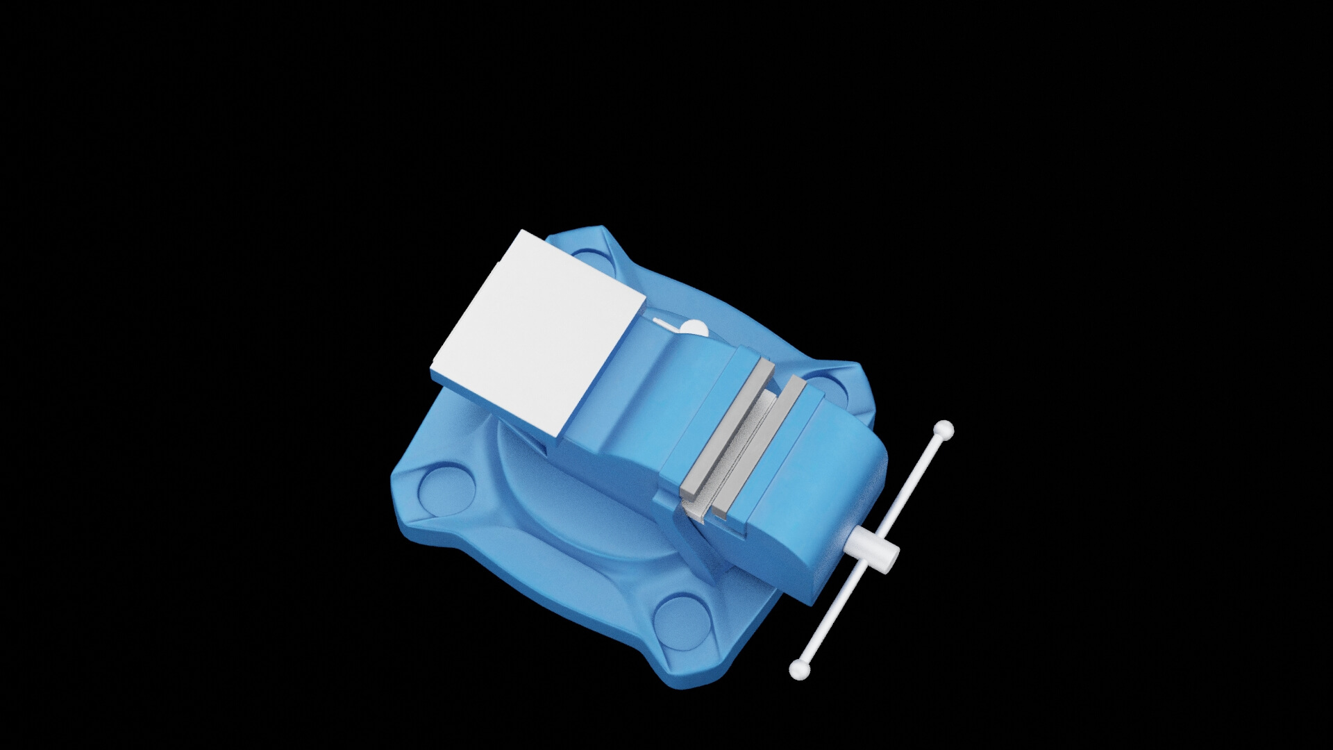 Blue Vise Tool - 3D Model by Neuroforge3D