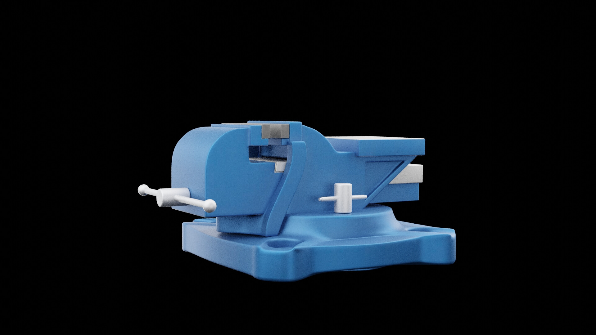 Blue Vise Tool - 3D Model by Neuroforge3D
