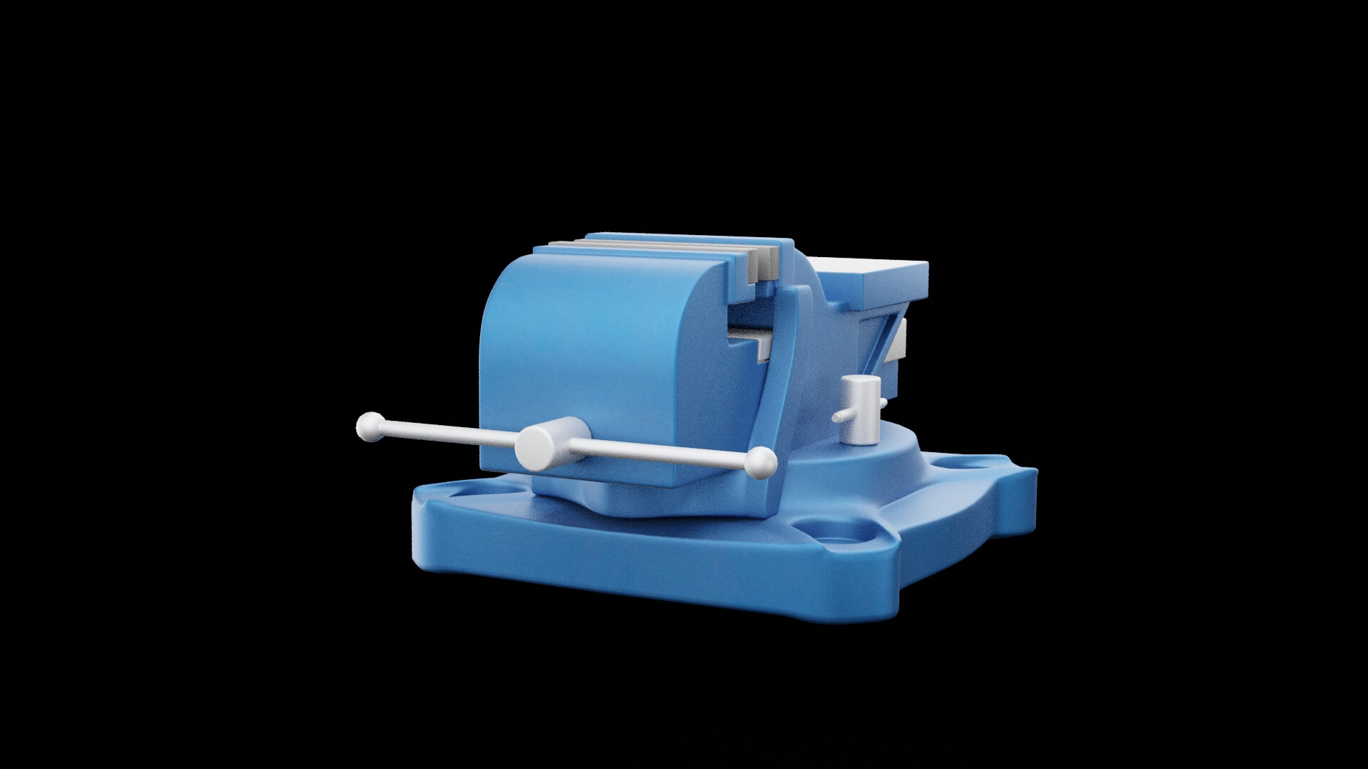 Blue Vise Tool - 3D Model by Neuroforge3D