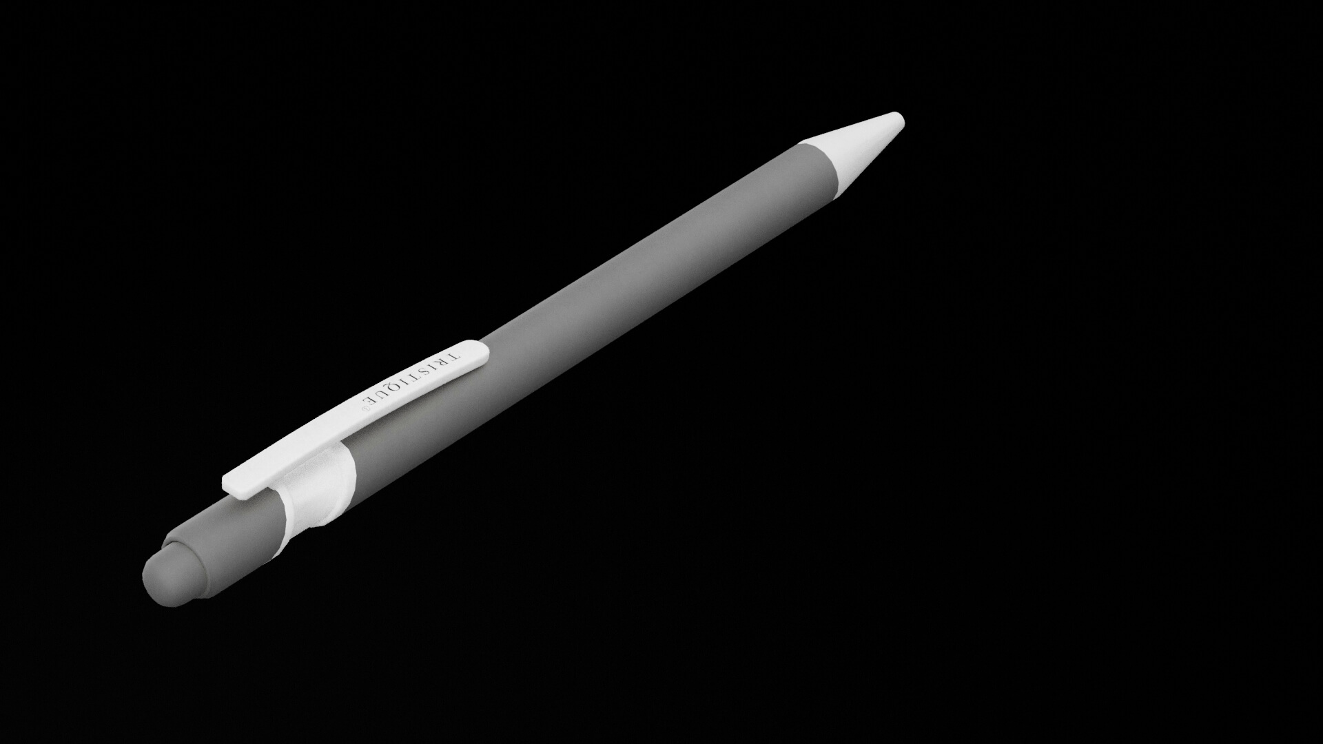 Black Ball Pen - 3D Model by Neuroforge3D