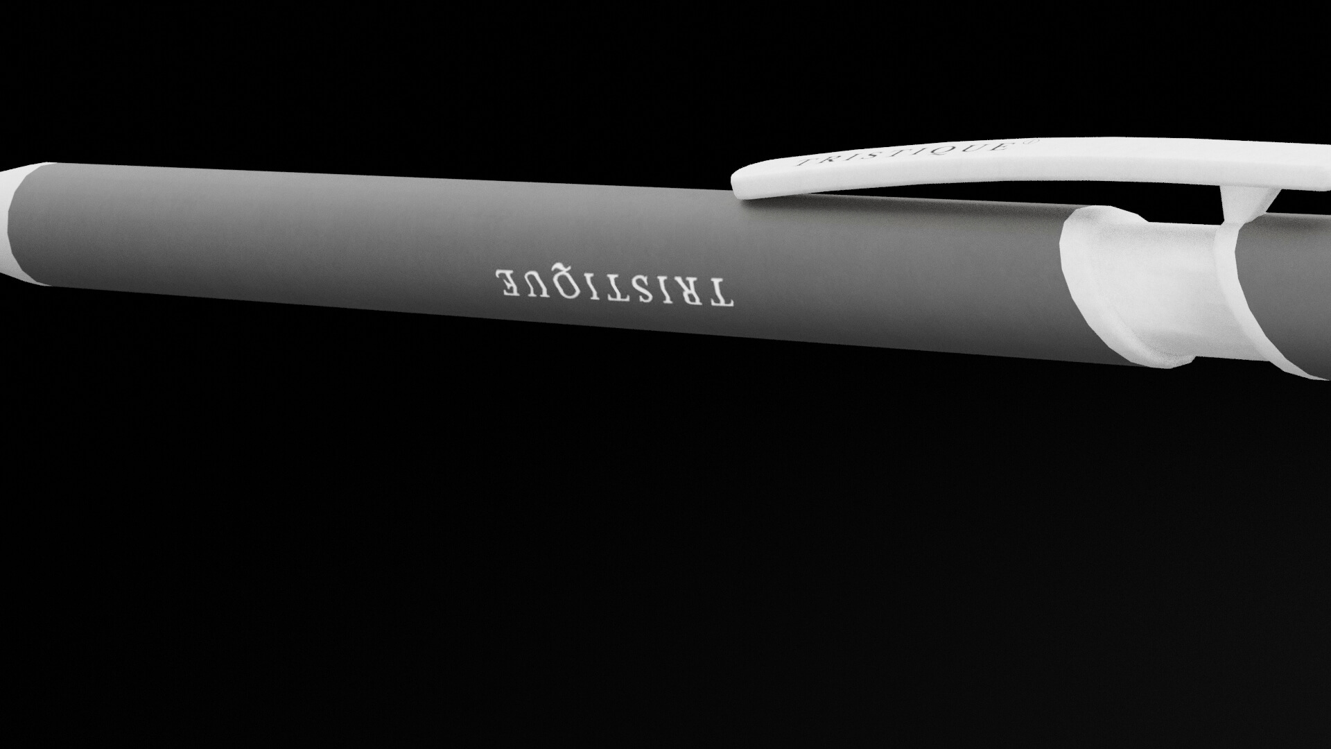 Black Ball Pen - 3D Model by Neuroforge3D