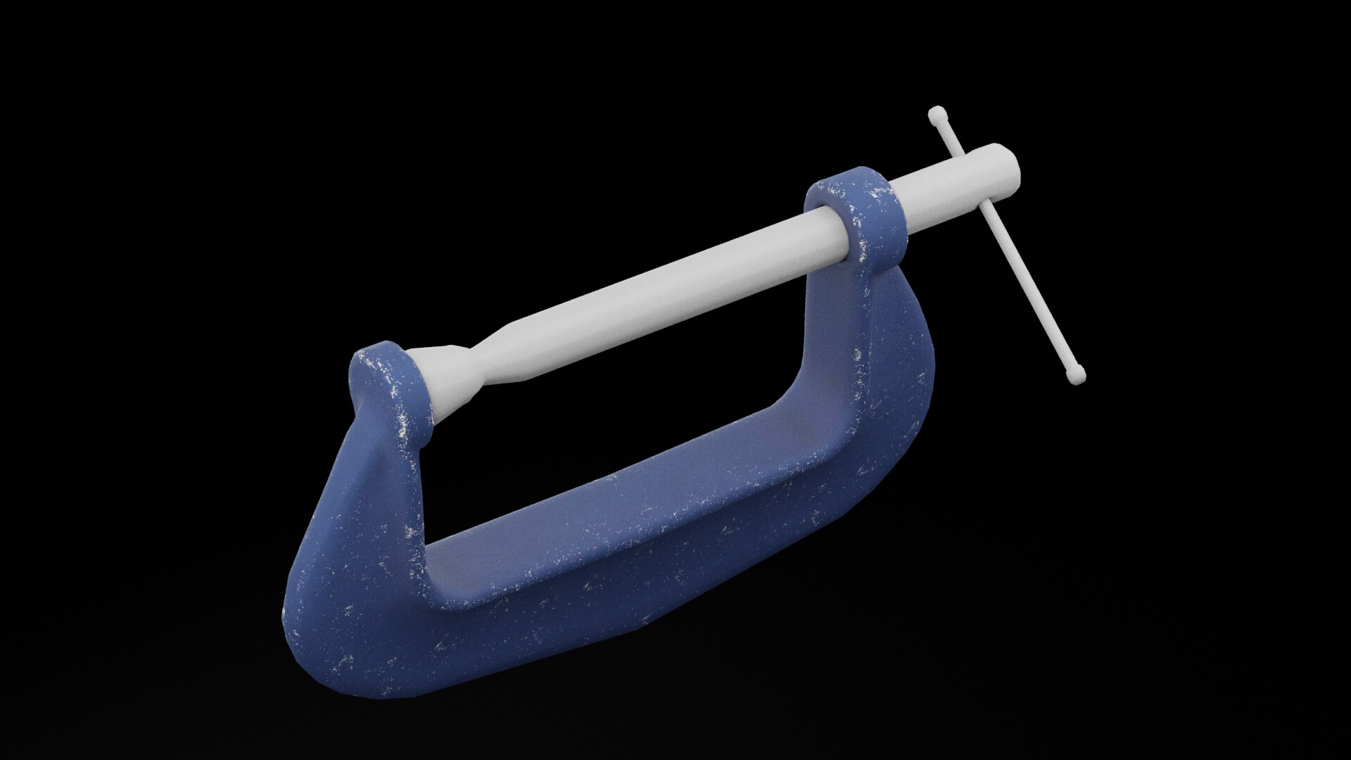 Blue Clamp G - 3D Model by Neuroforge3D