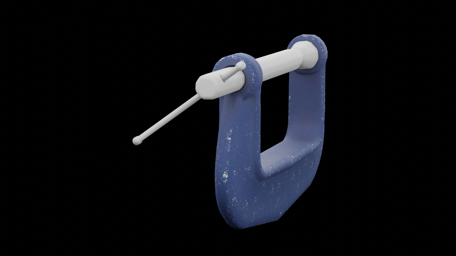 Blue Clamp G - 3D Model by Neuroforge3D