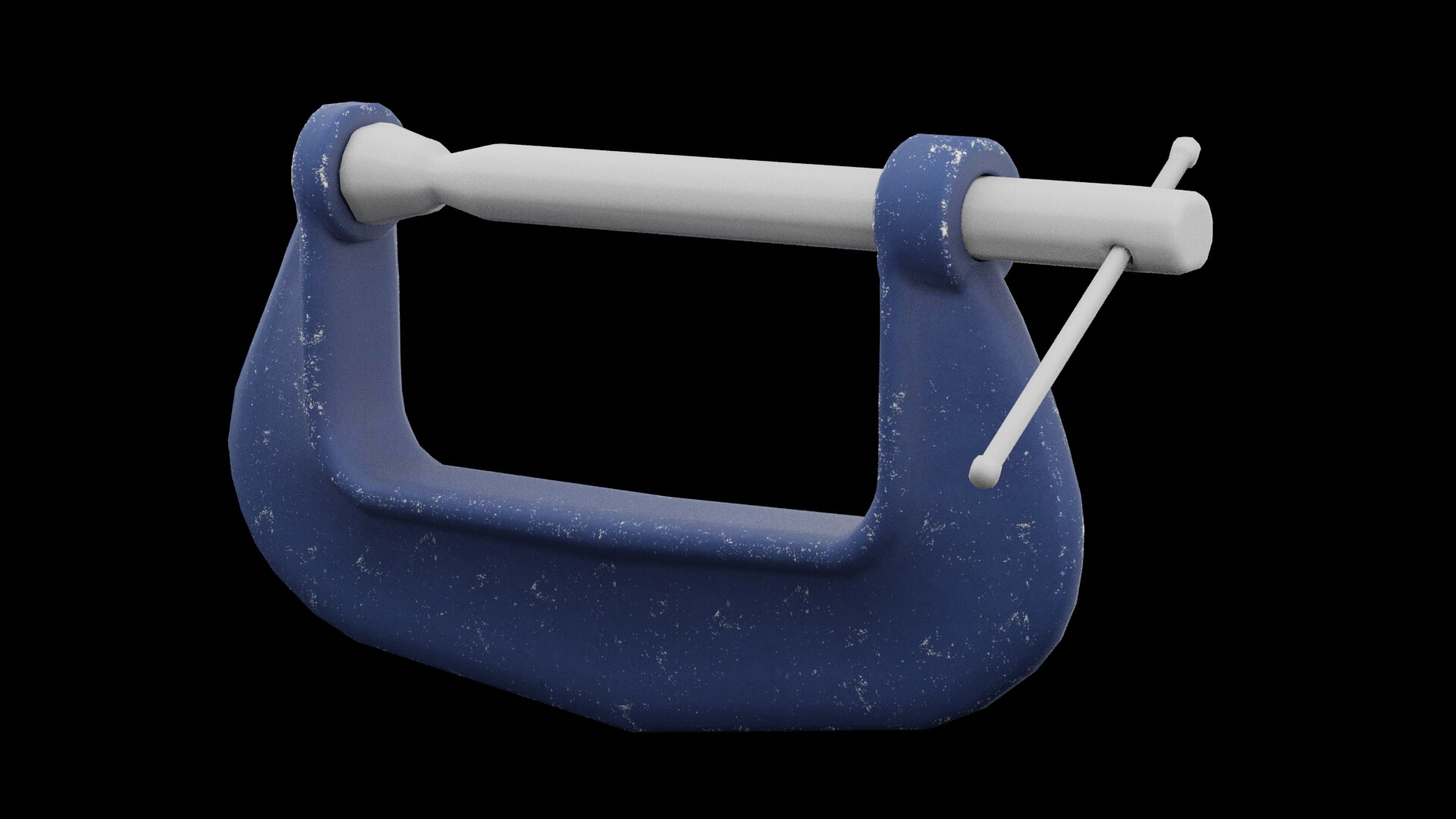 Blue Clamp G - 3D Model by Neuroforge3D