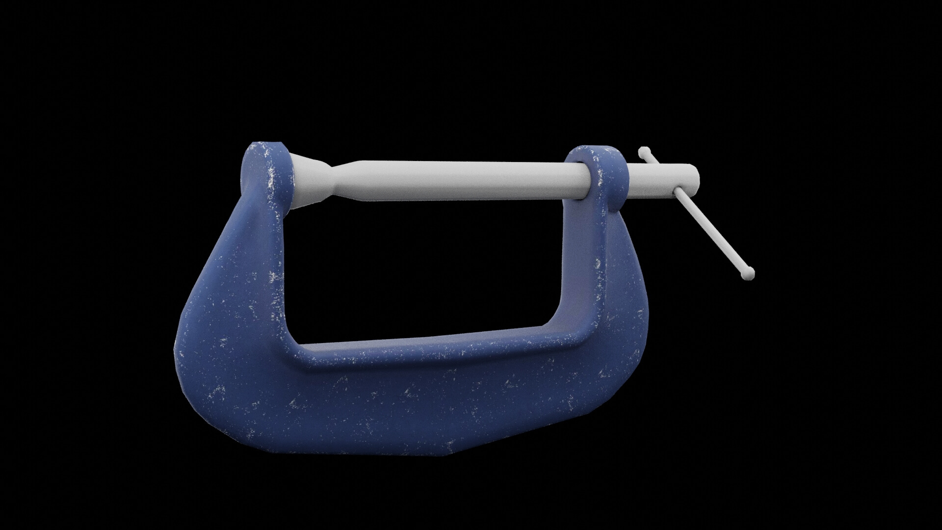 Blue Clamp G - 3D Model by Neuroforge3D