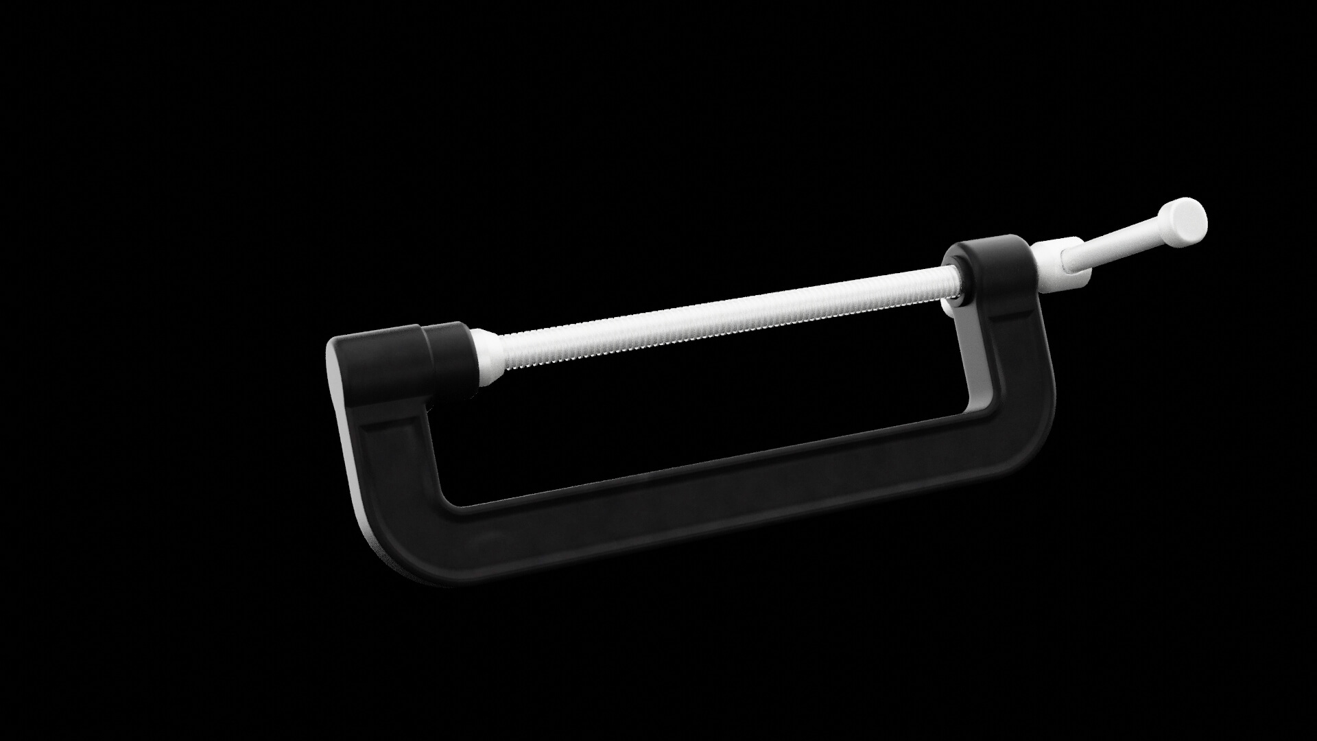 C Clamp 4-Inch 3D Model by Neuroforge3D