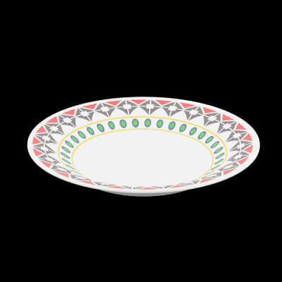 Ceramic Plate - 3D Model by Neuroforge3D