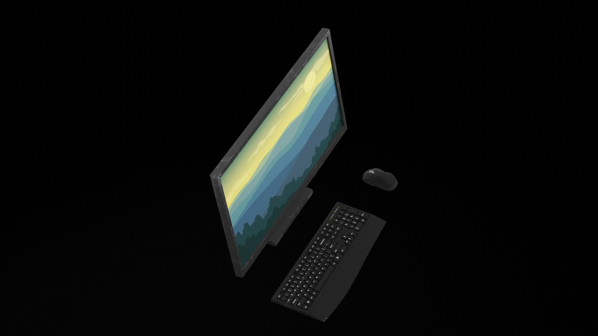 Computer Set - 3D Model by Neuroforge3D