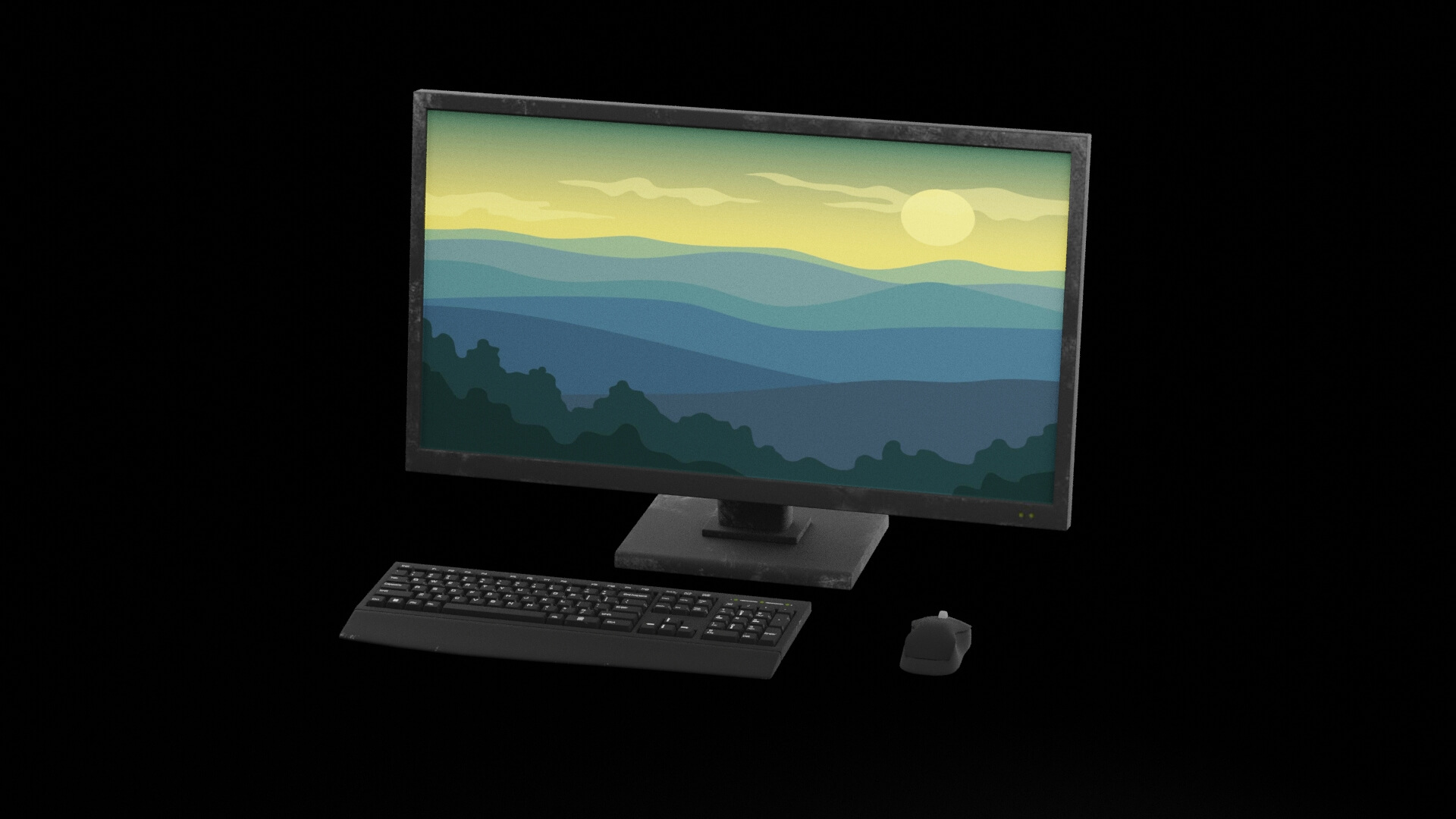 Computer Set - 3D Model by Neuroforge3D