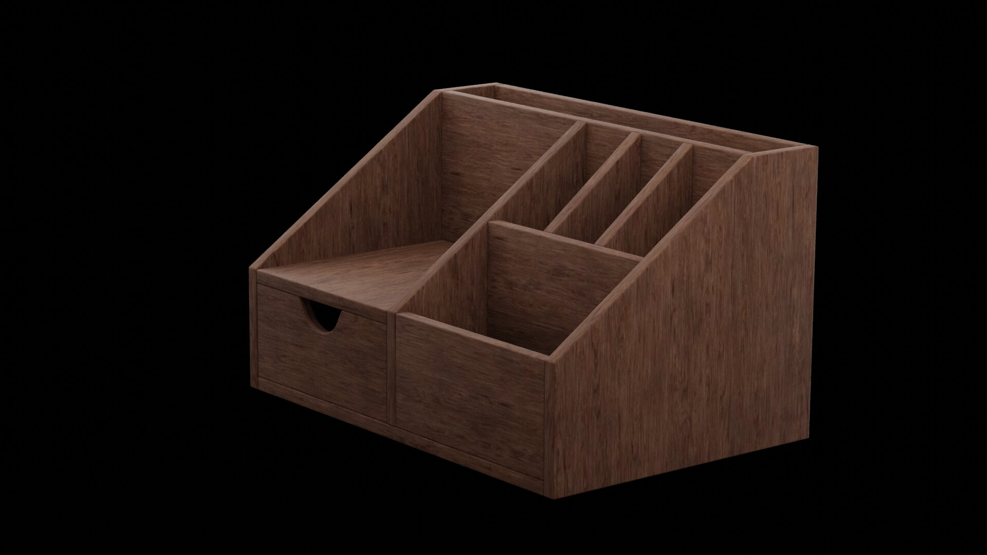 Desk Organizer - Free 3D Model by Neuroforge3D