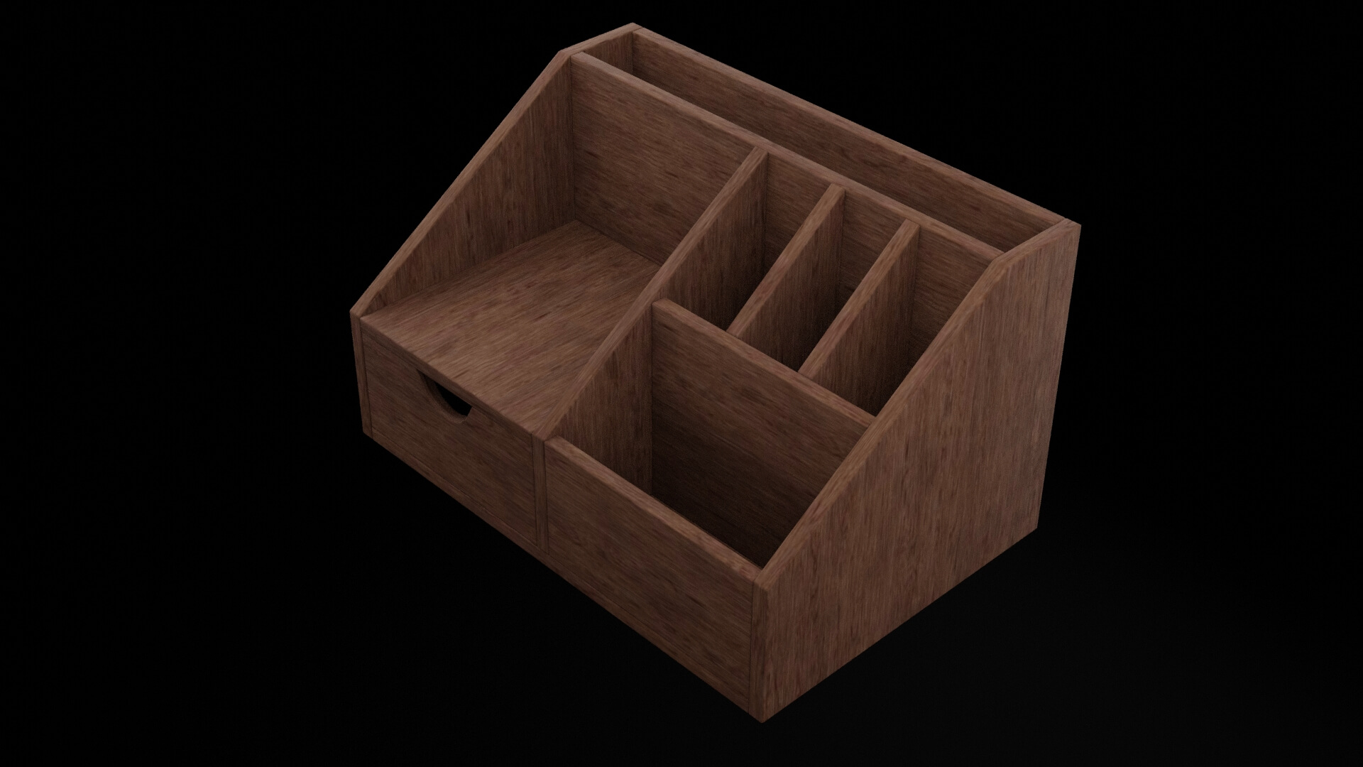 Desk Organizer - Free 3D Model by Neuroforge3D