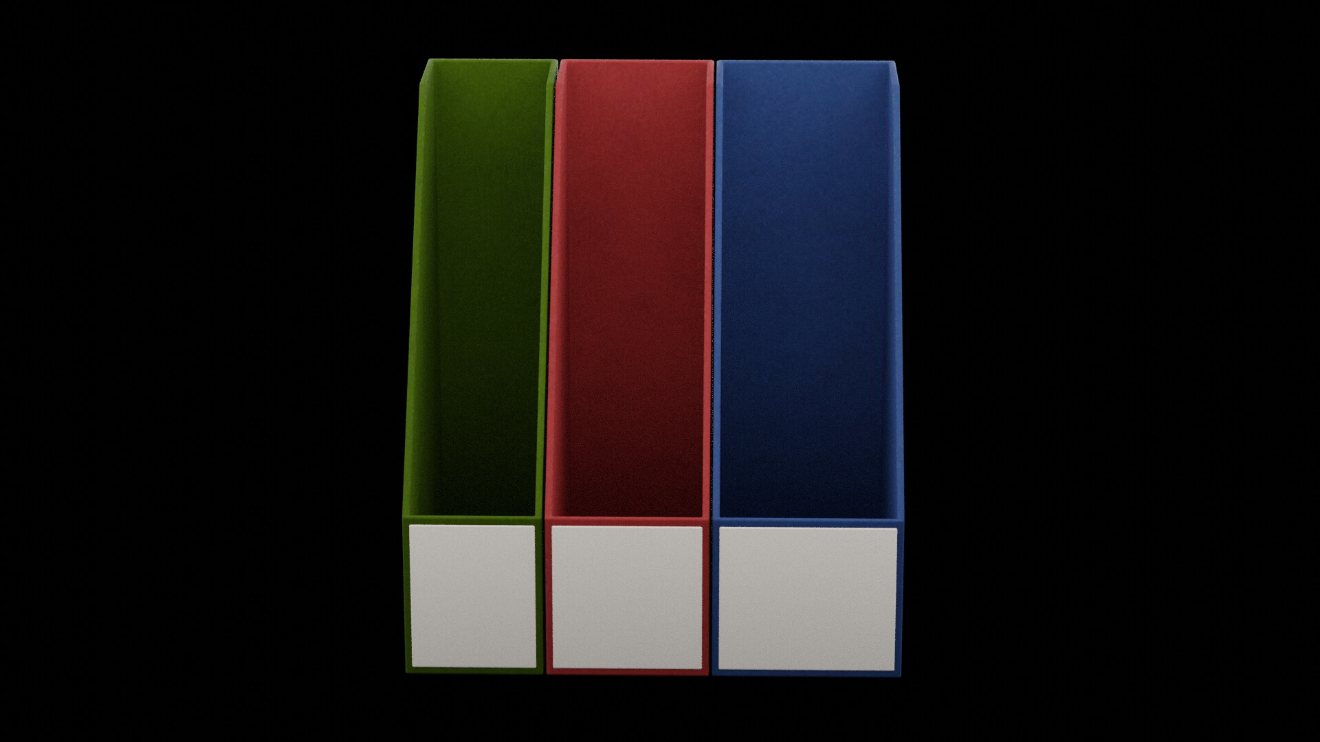 Colored File Holder - Free 3D Model by Neuroforge3D