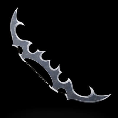 Crescent Blade Weapon - 3D Model by Neuroforge3D