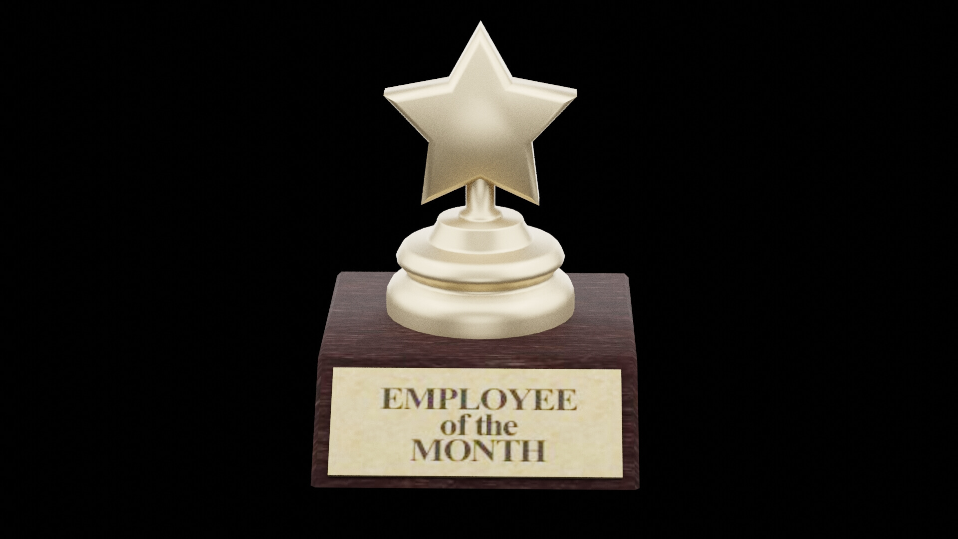 Employee of the Month Award - 3D Model by Neuroforge3D