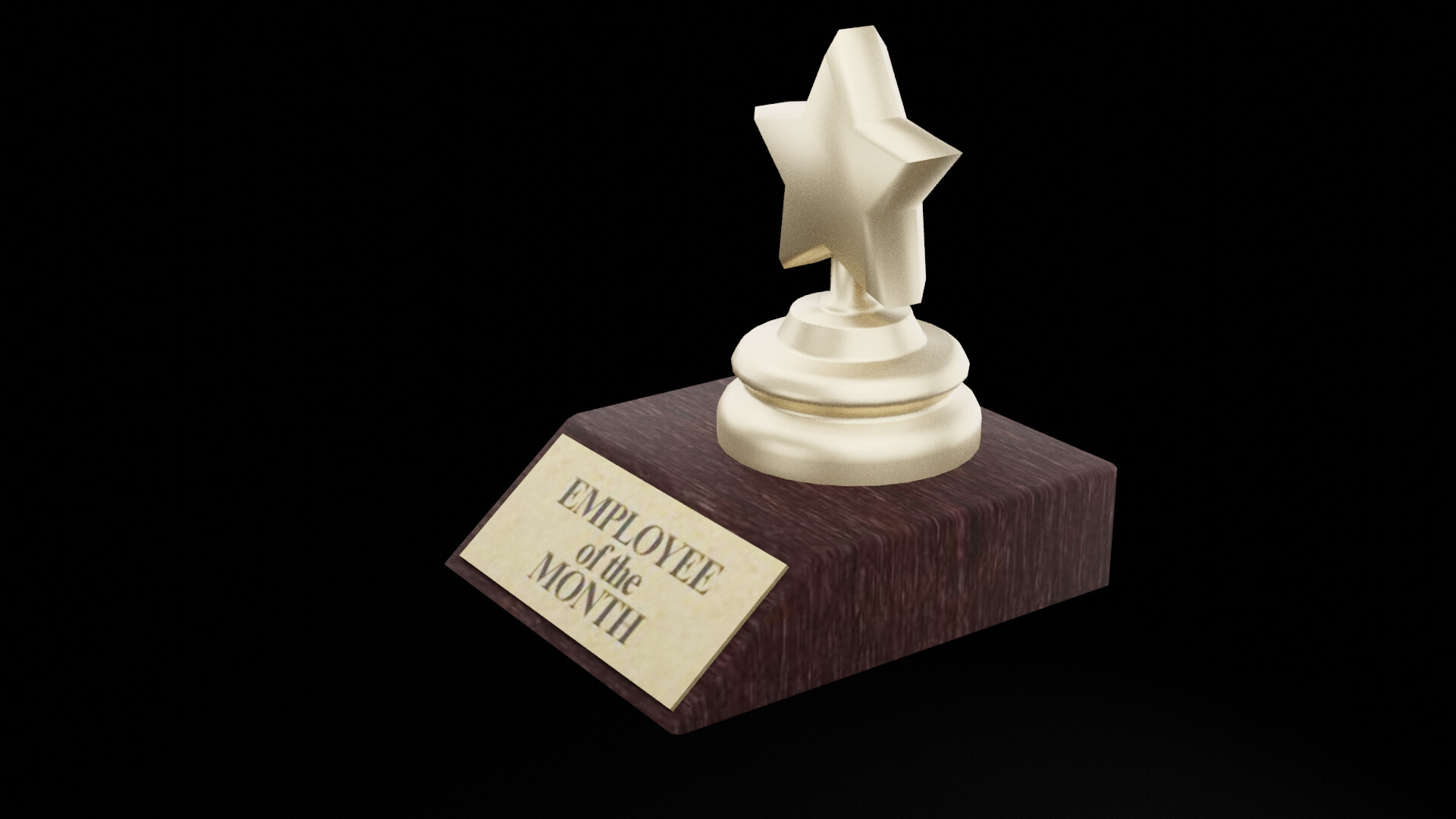 Employee of the Month Award - 3D Model by Neuroforge3D