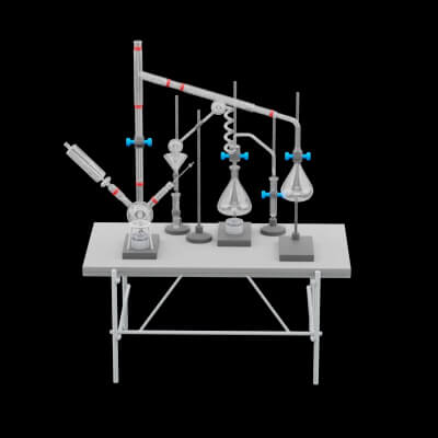 Experiment Table - 3D Model by Neuroforge3D