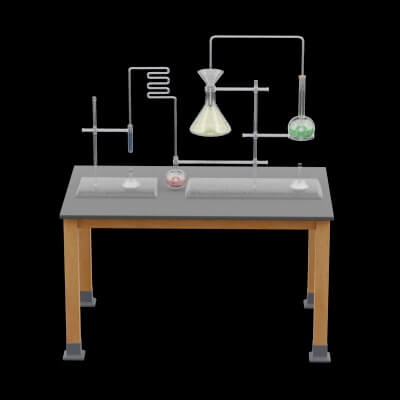 Experiment Table - 3D Model by Neuroforge3D