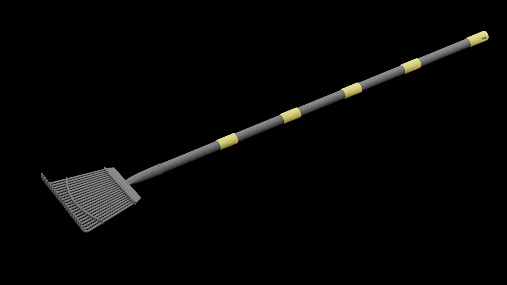 Garden Rake Tool - 3D Model by Neuroforge3D