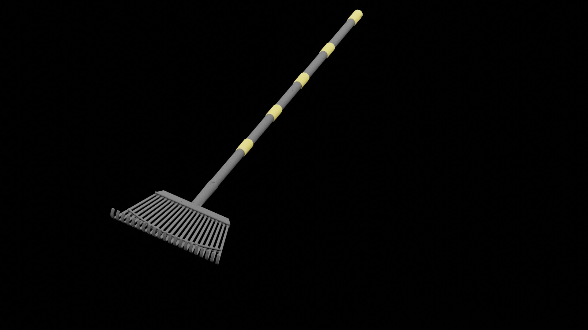 Garden Rake Tool - 3D Model by Neuroforge3D