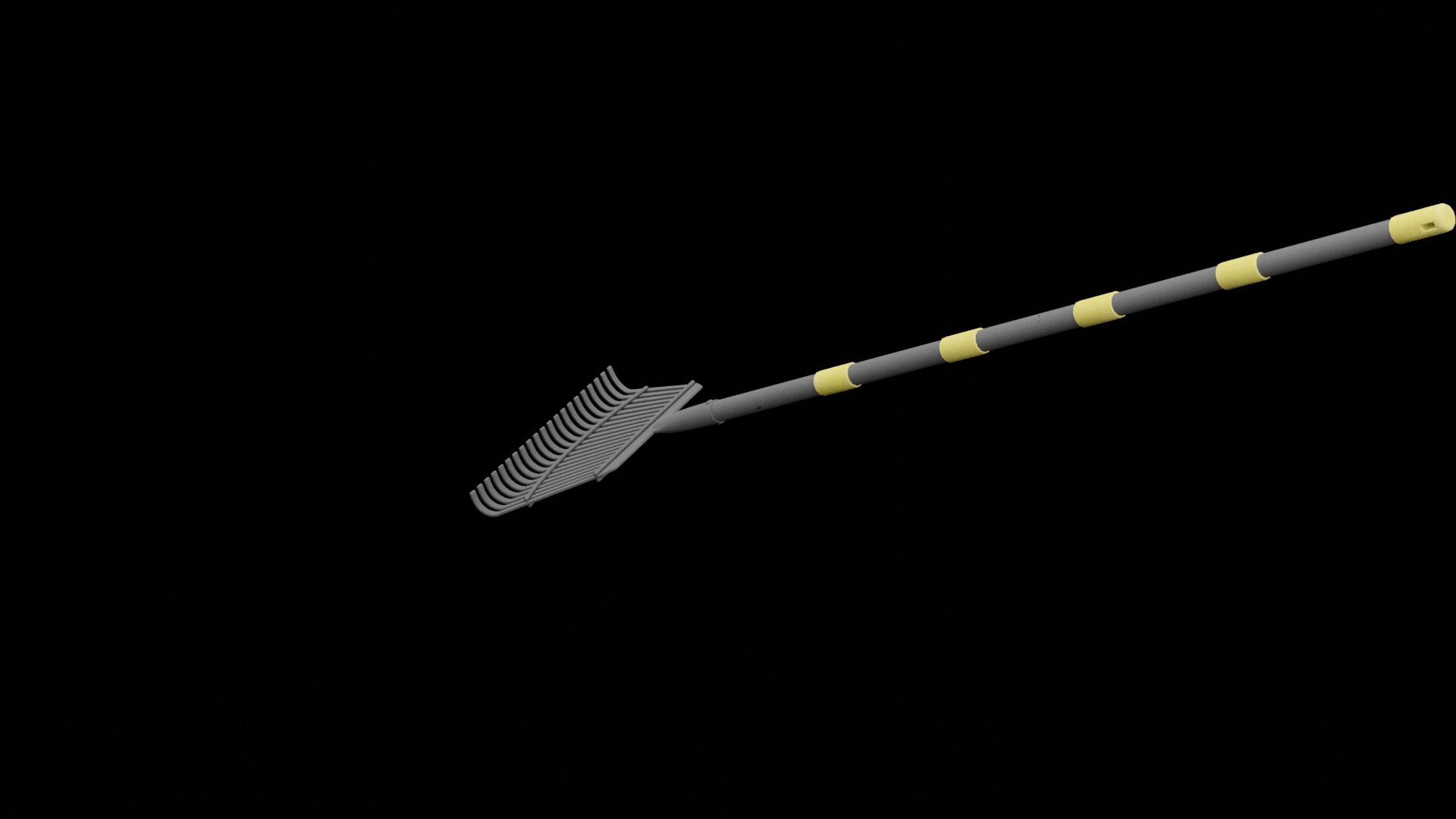 Garden Rake Tool - 3D Model by Neuroforge3D