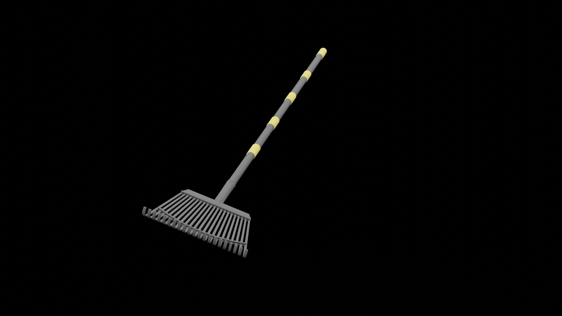 Garden Rake Tool - 3D Model by Neuroforge3D