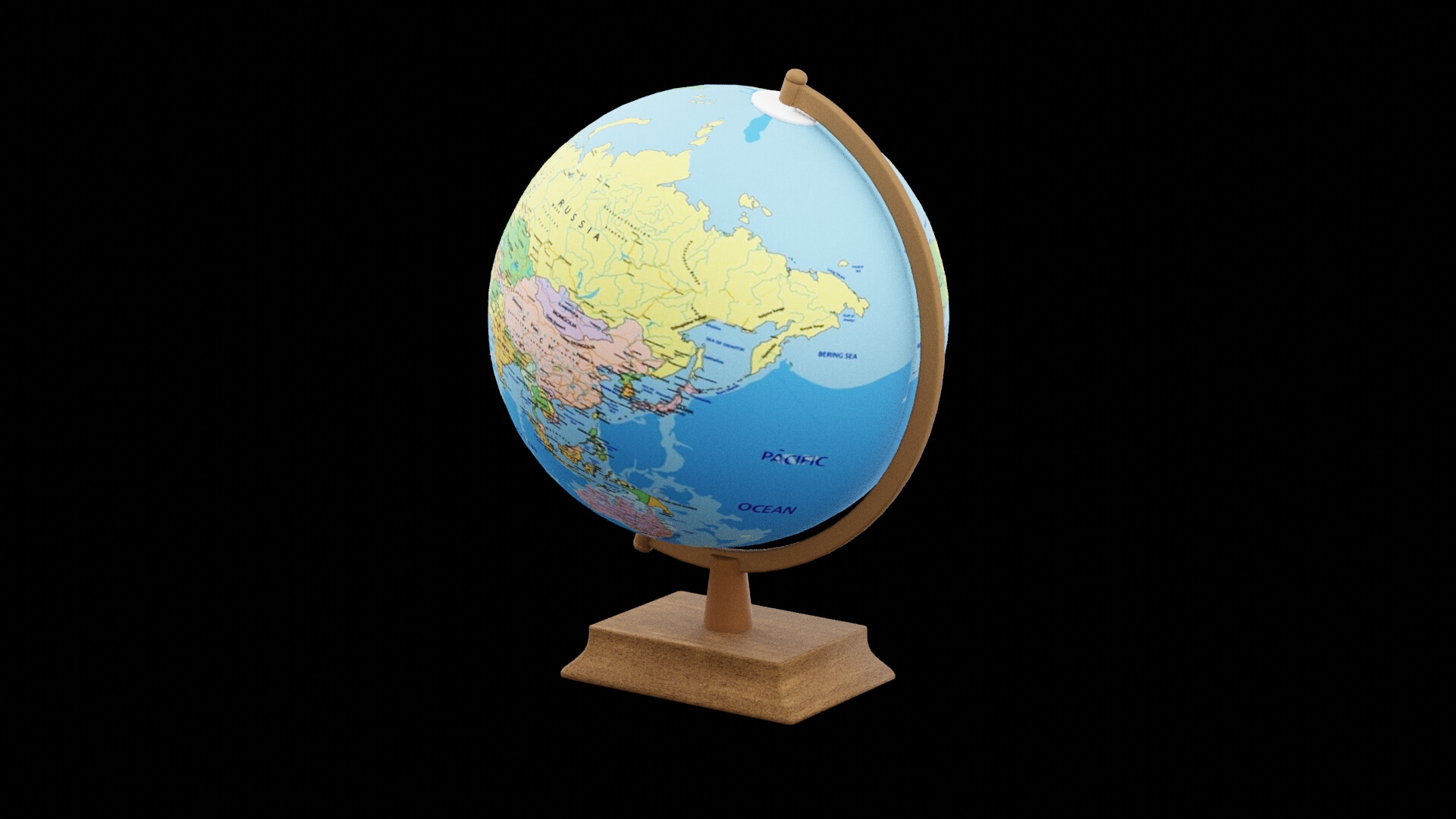 World Globe Map - 3D Model by Neuroforge3D