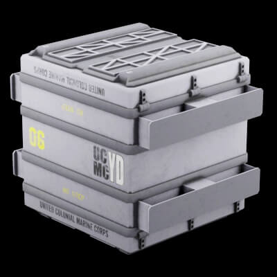 Gray Sci-Fi Bioware Cell 3D Model by Neuroforge3D